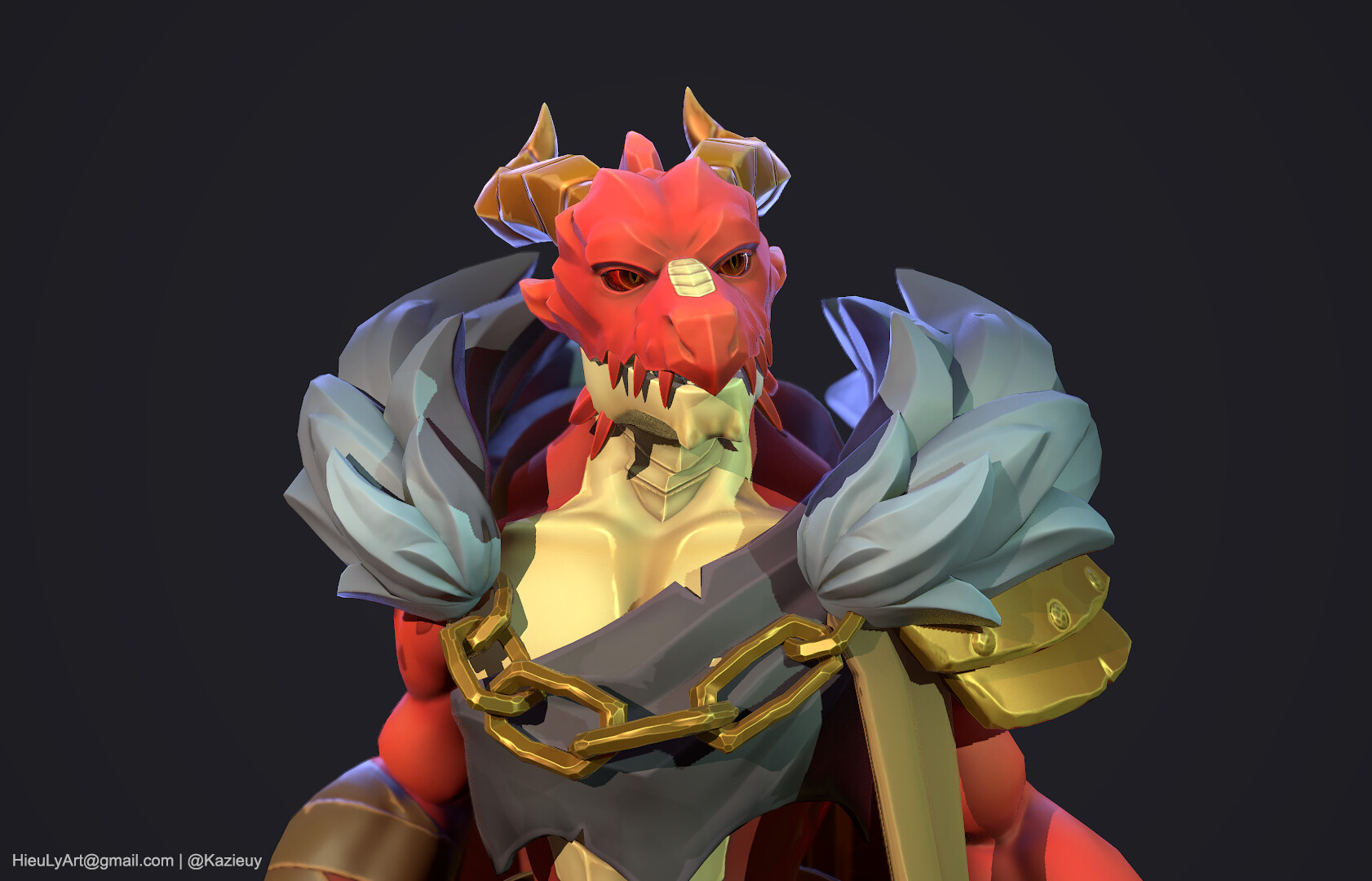 ArtStation - Dragon Warlock