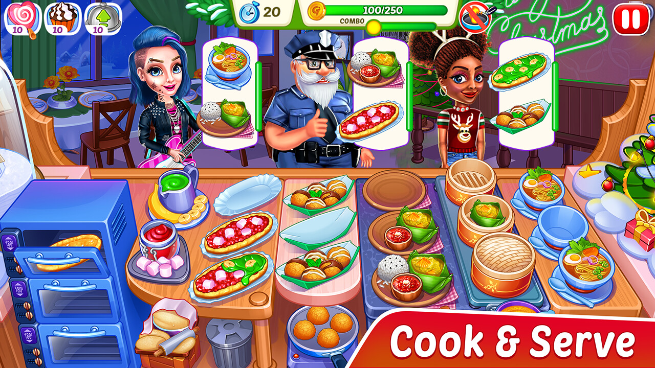 GameiCreate - Christmas Fever : Cooking Games Madness