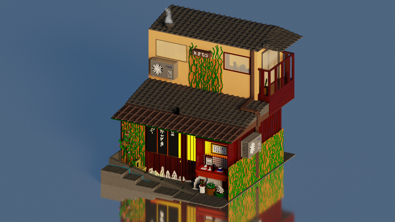 ArtStation - Japanese Shop - Voxel