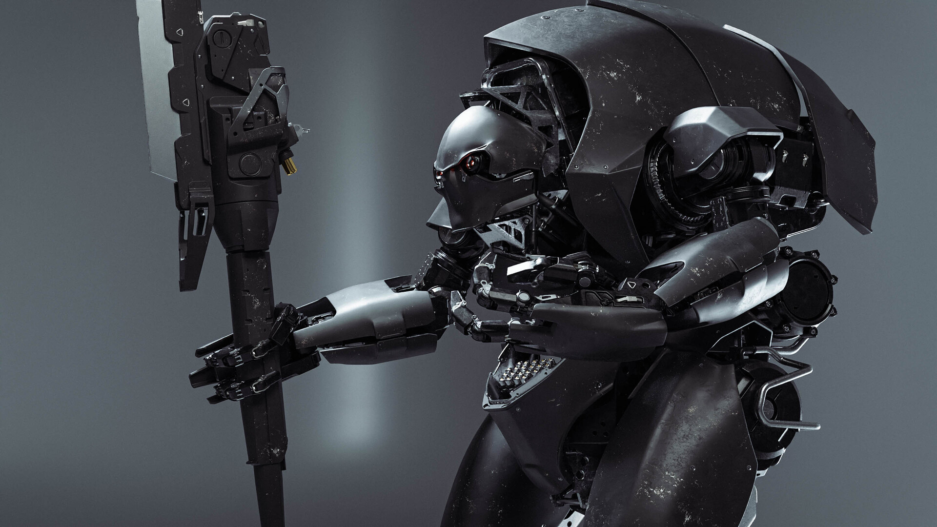 ArtStation - Warhammer style Robot