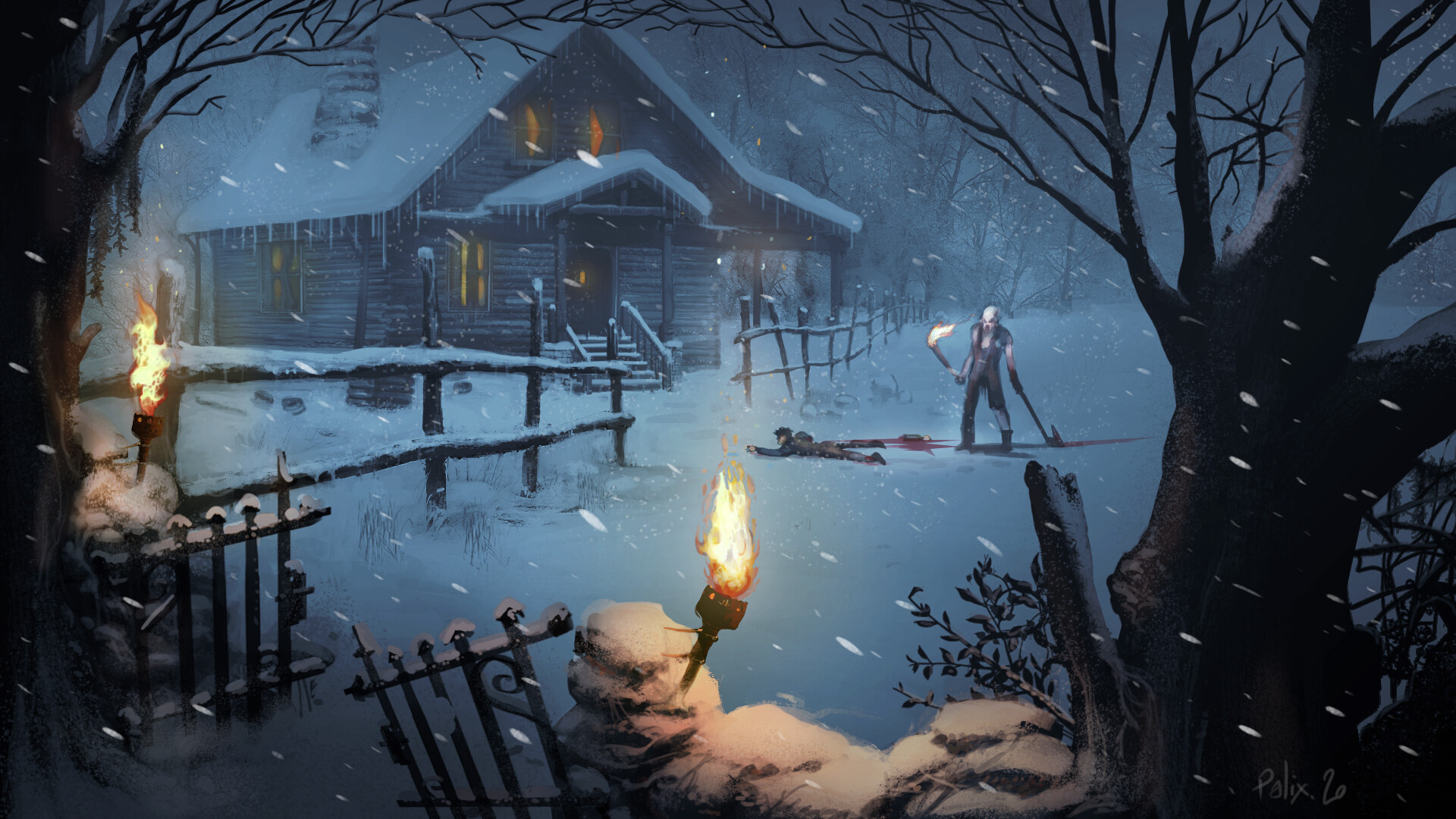 ArtStation - creepy house