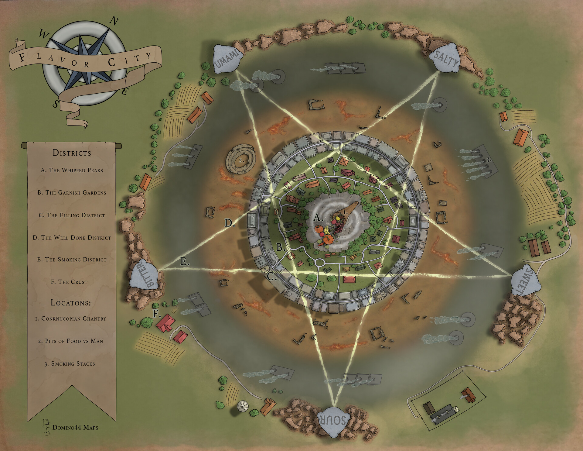 ArtStation - Flavor city