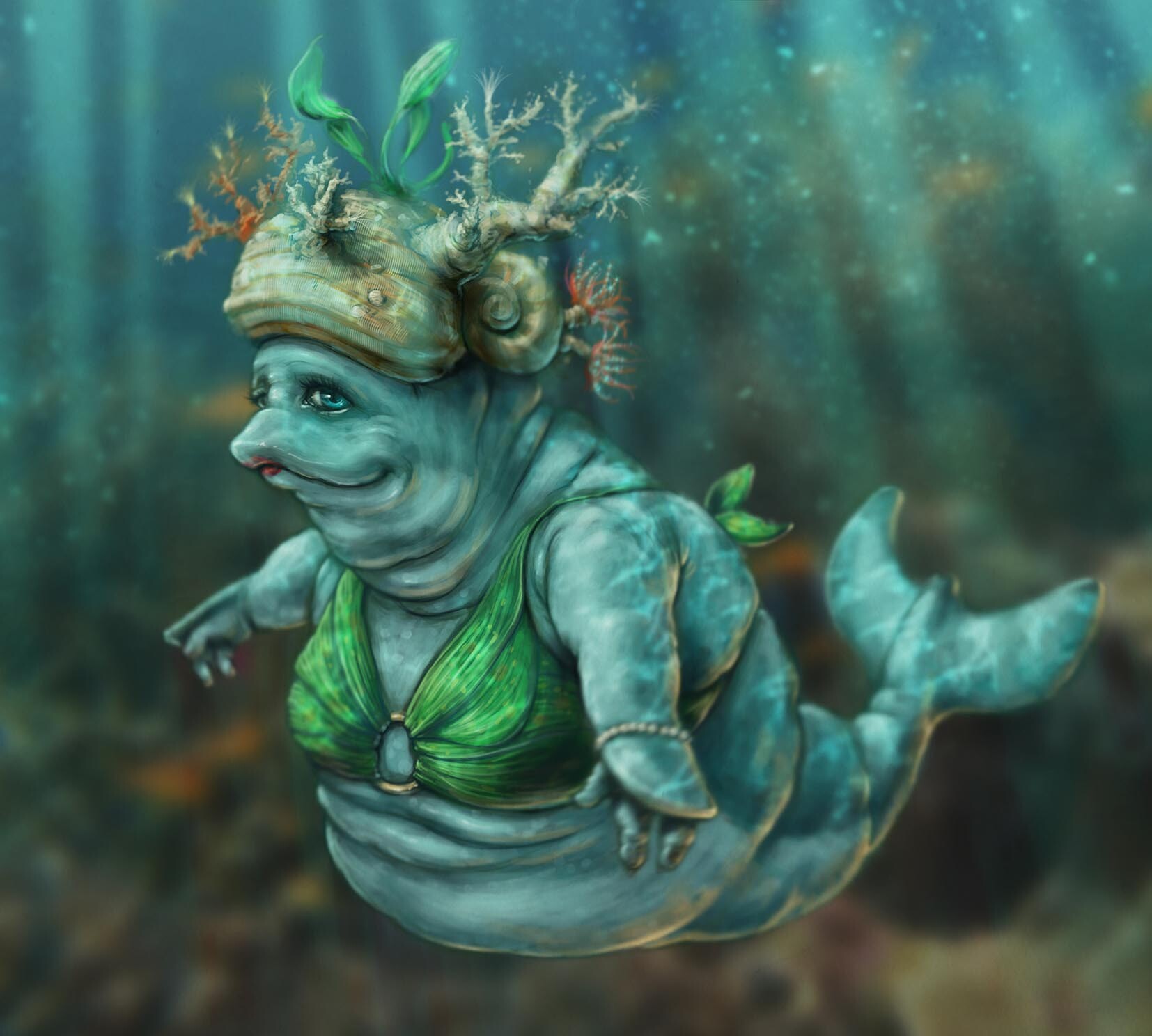 ArtStation - Dolphin - Graphic Art, Design