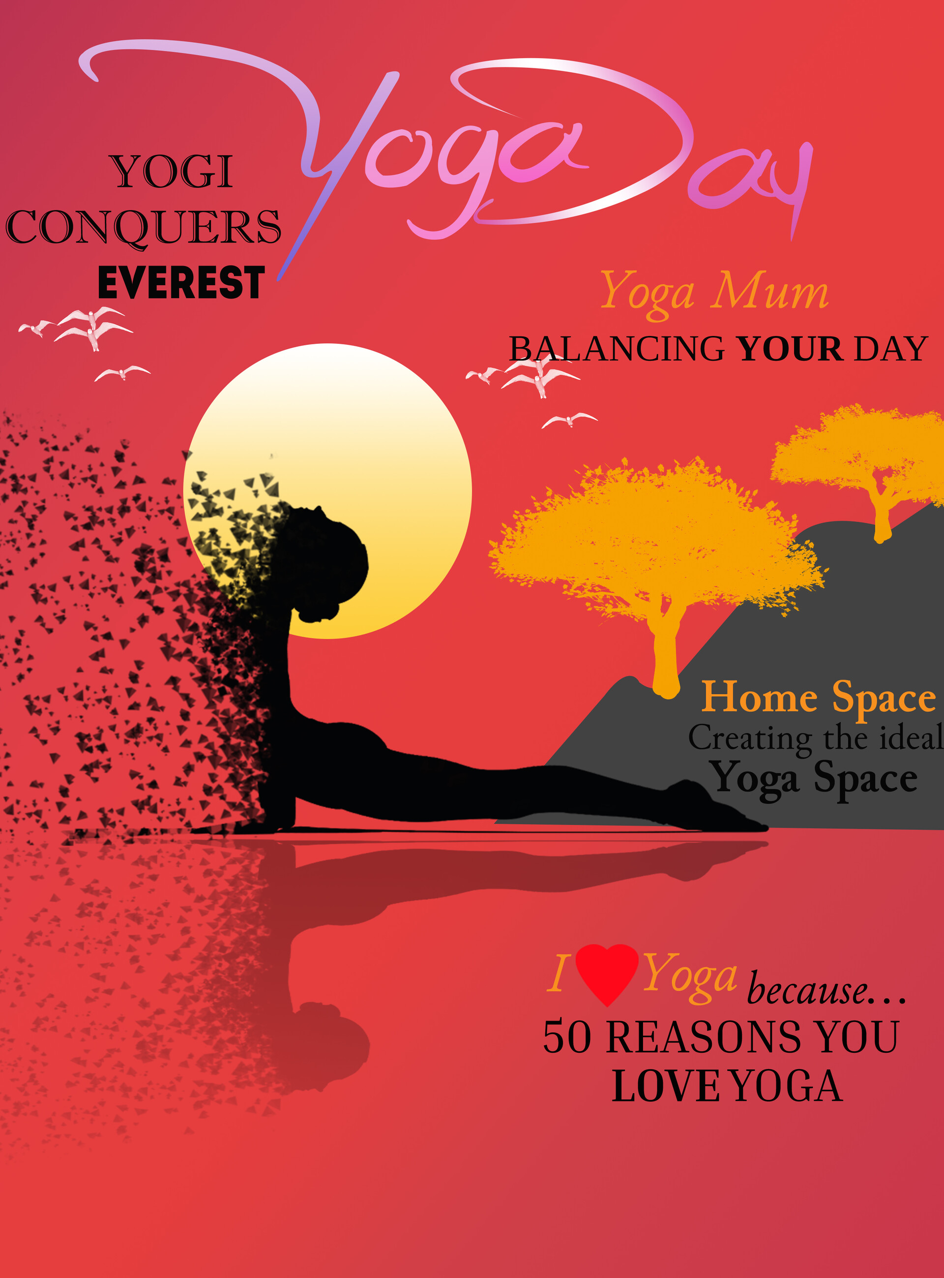 ArtStation - Yoga Day Magazine Design