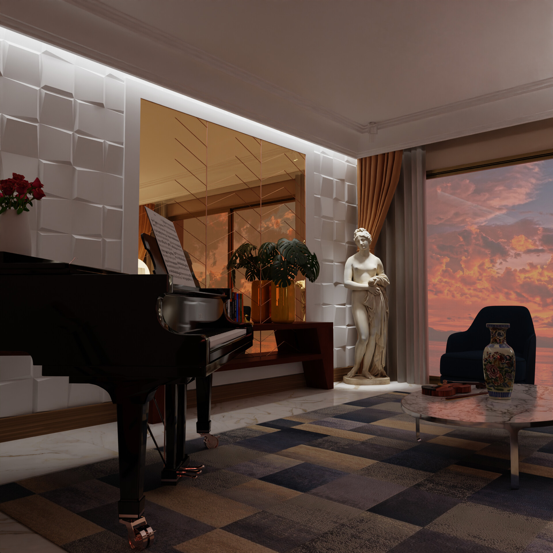 ArtStation - Music room