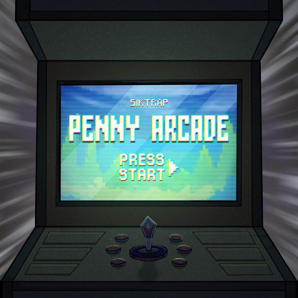 ArtStation - Penny Arcade - Album Cover Commission