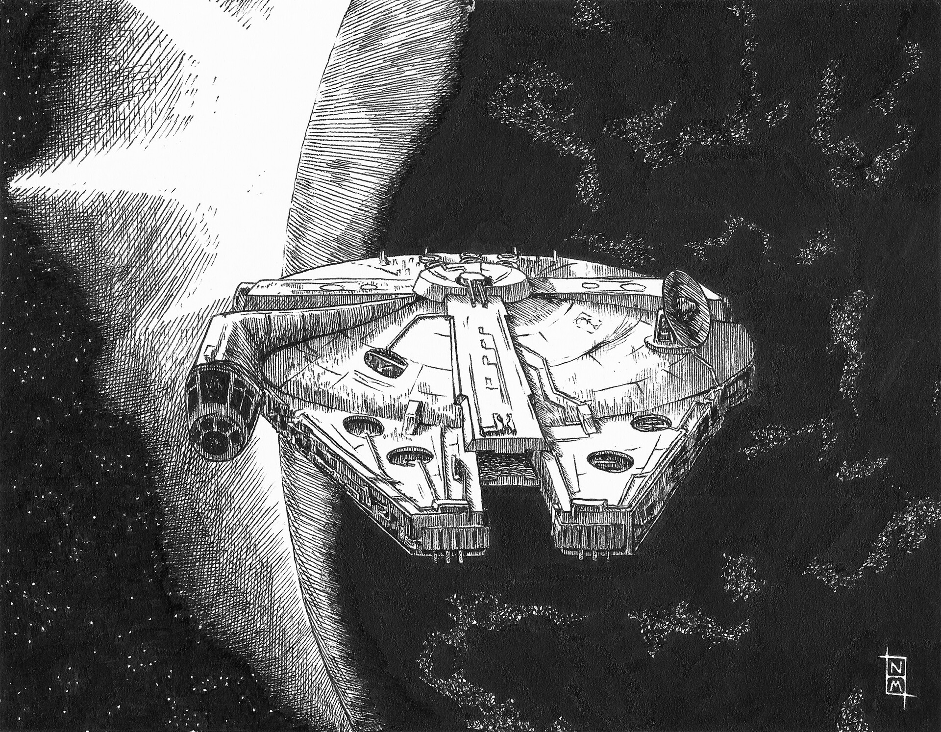 ArtStation - Millenium Falcon