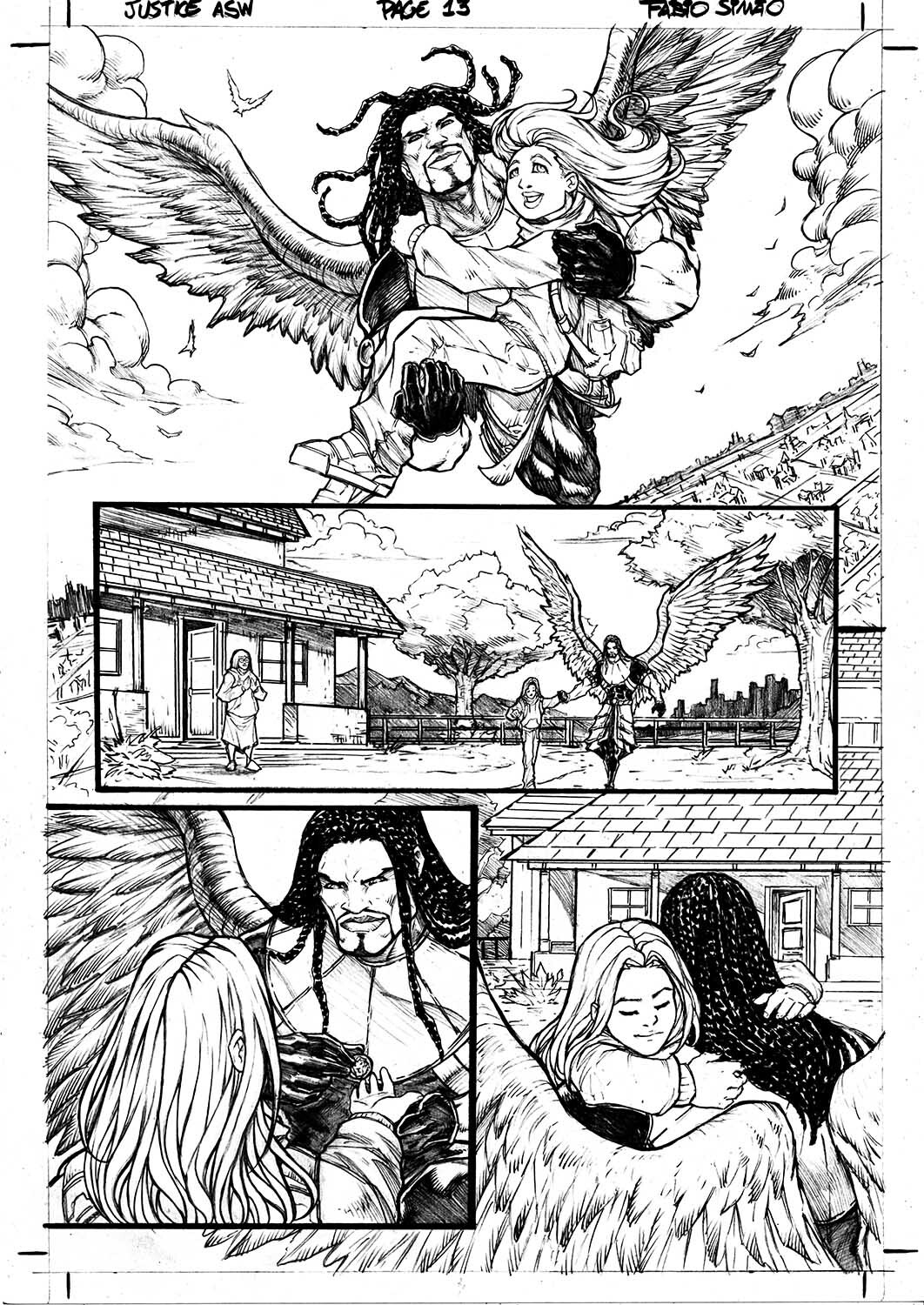 Fábio Simão - Justice #1/2 - A Simple Wish (Wingless Comics)