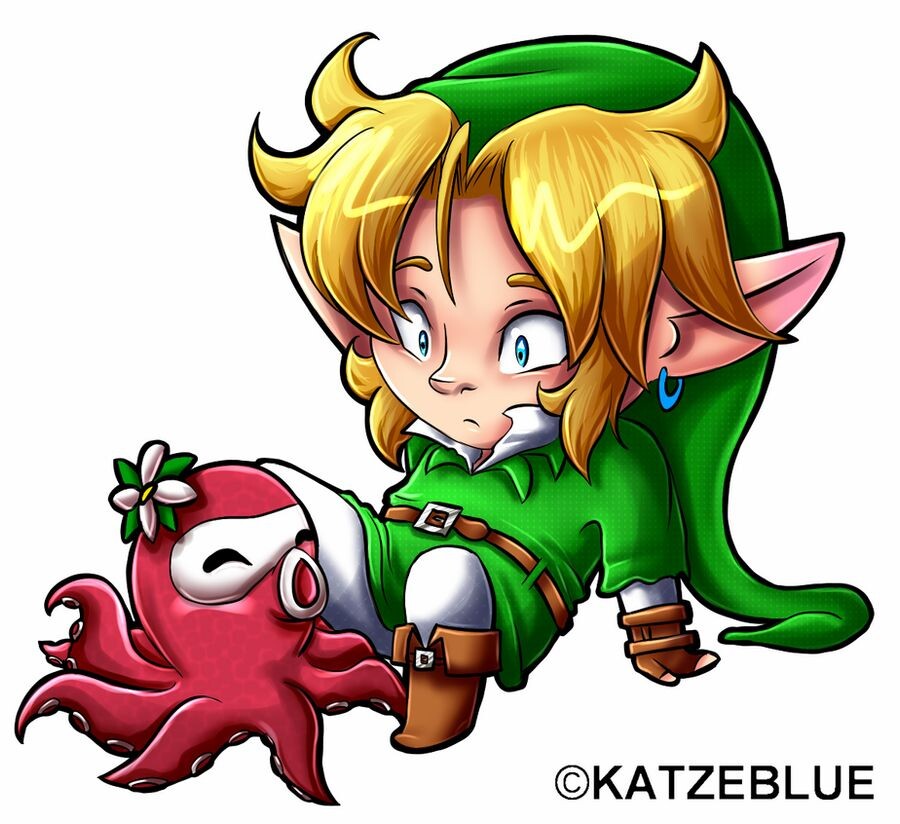 ArtStation - Fan art - Cute Link II