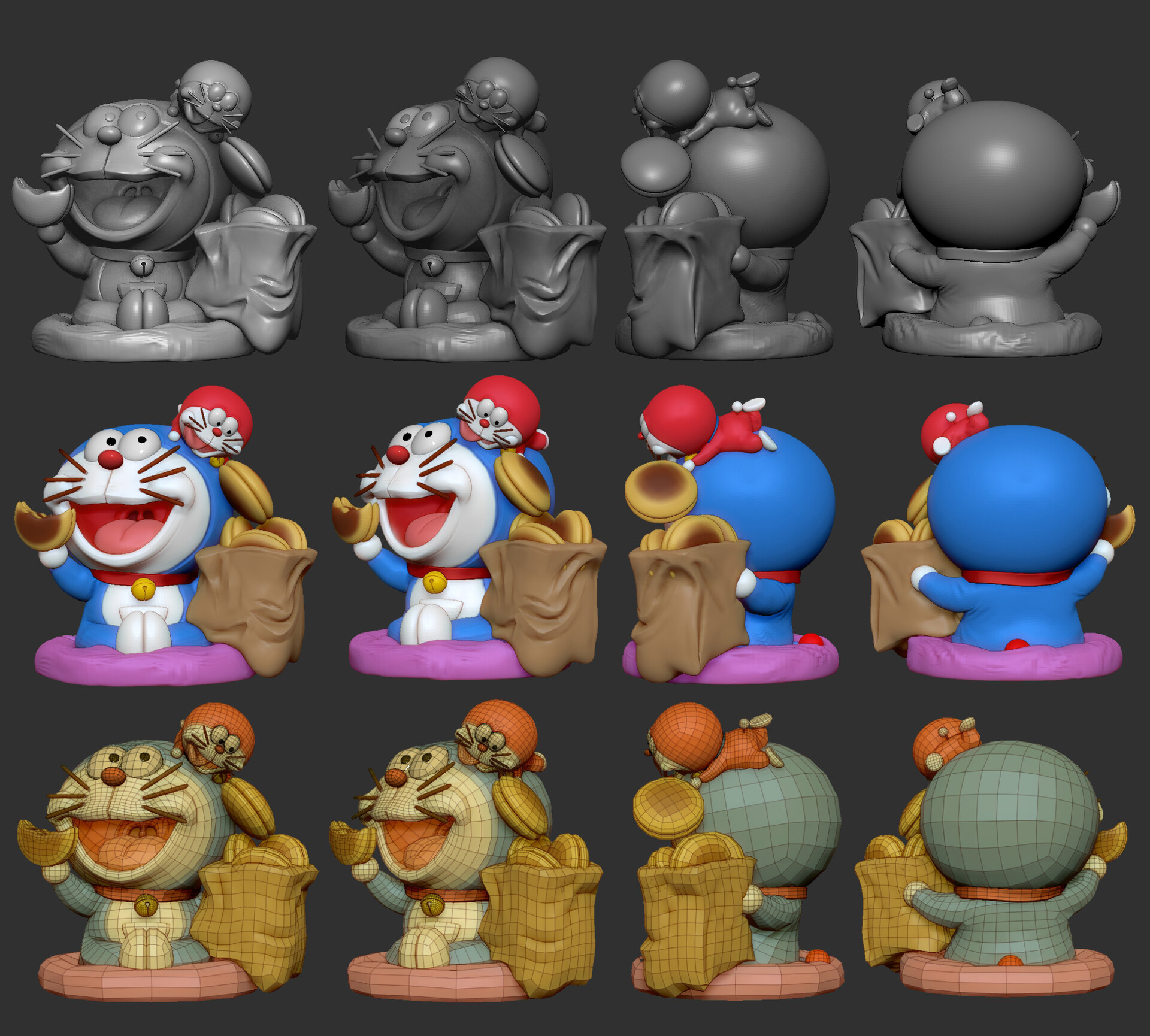 doraemon and mini dora