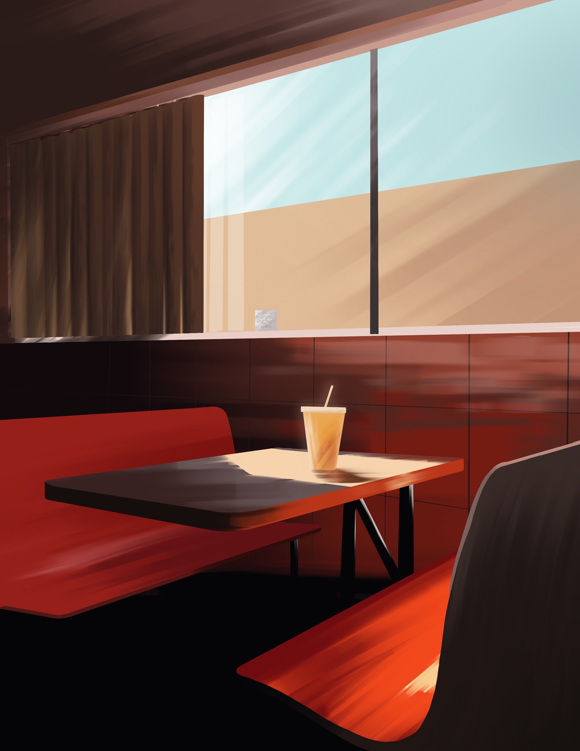 ArtStation - Photo Study of a Cafe