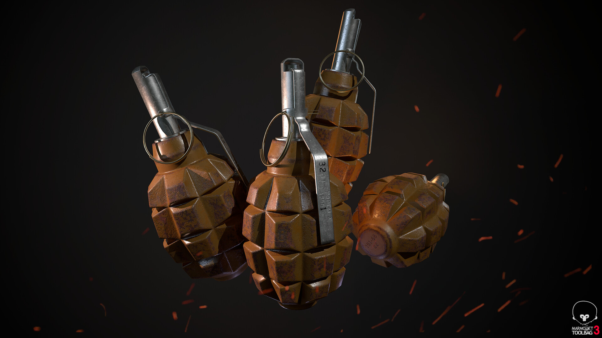 ArtStation - Grenade F1 WIP CGMOB