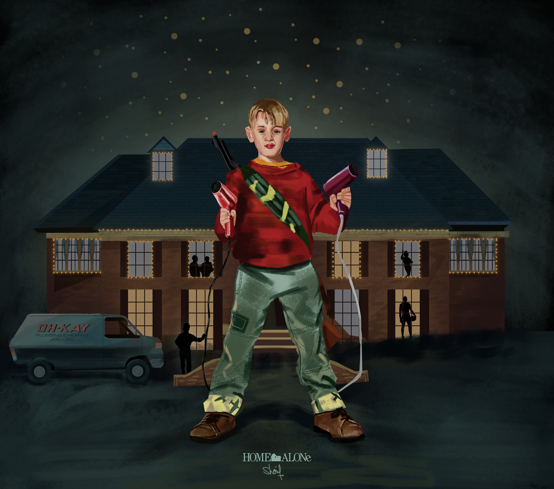 ArtStation - Home Alone - Christmas 2020