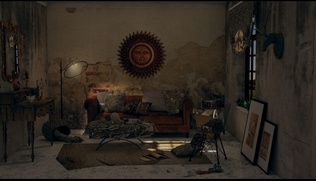 ArtStation - Vintage Room Design