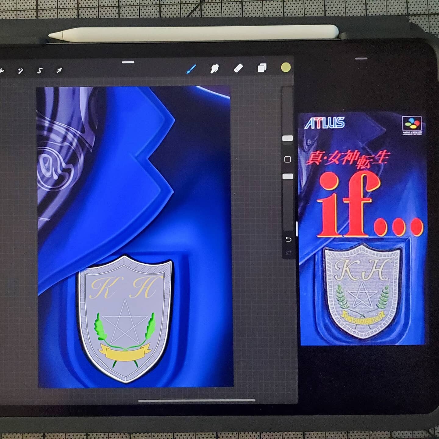 Ari Blueblaze - Shin megami tensei if... box art recreation