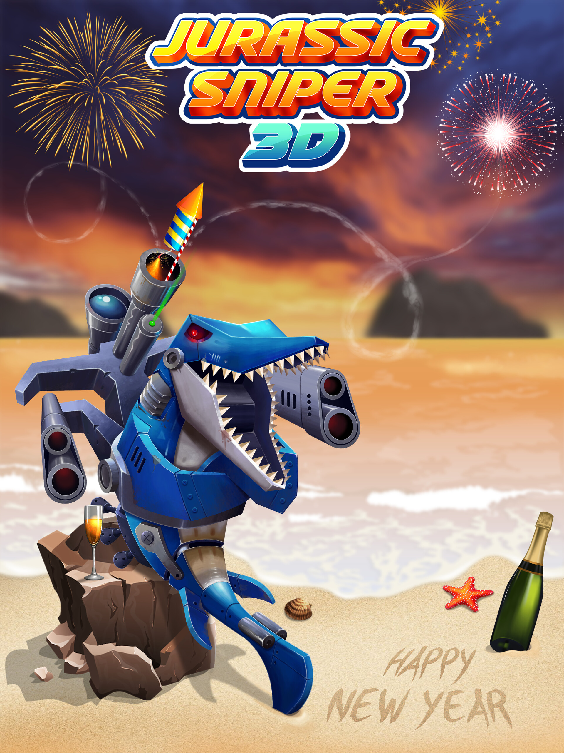 ArtStation - Robosaurus new year