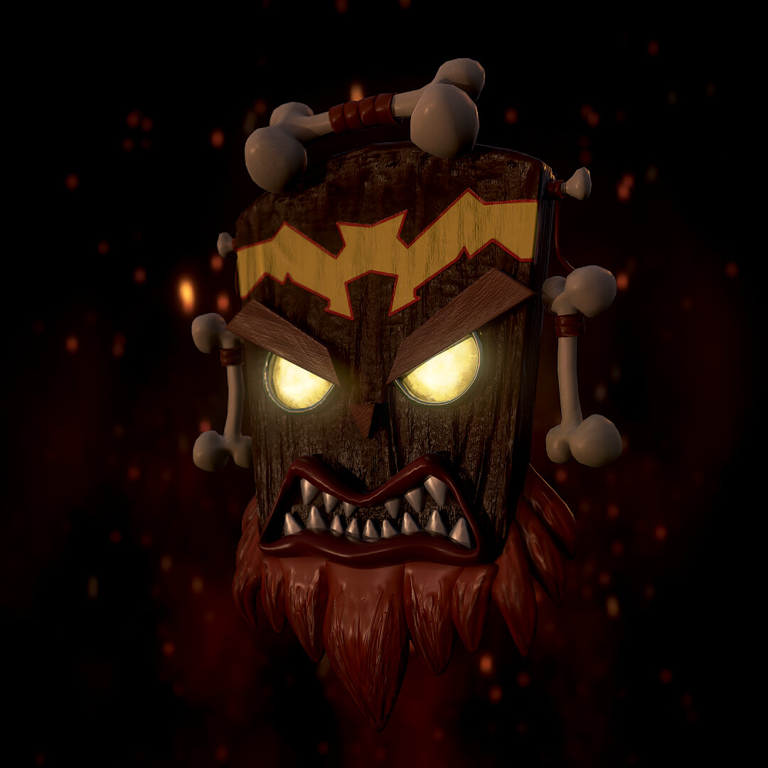 Alexander Rod - Uka Uka mask - Crash Bandicoot