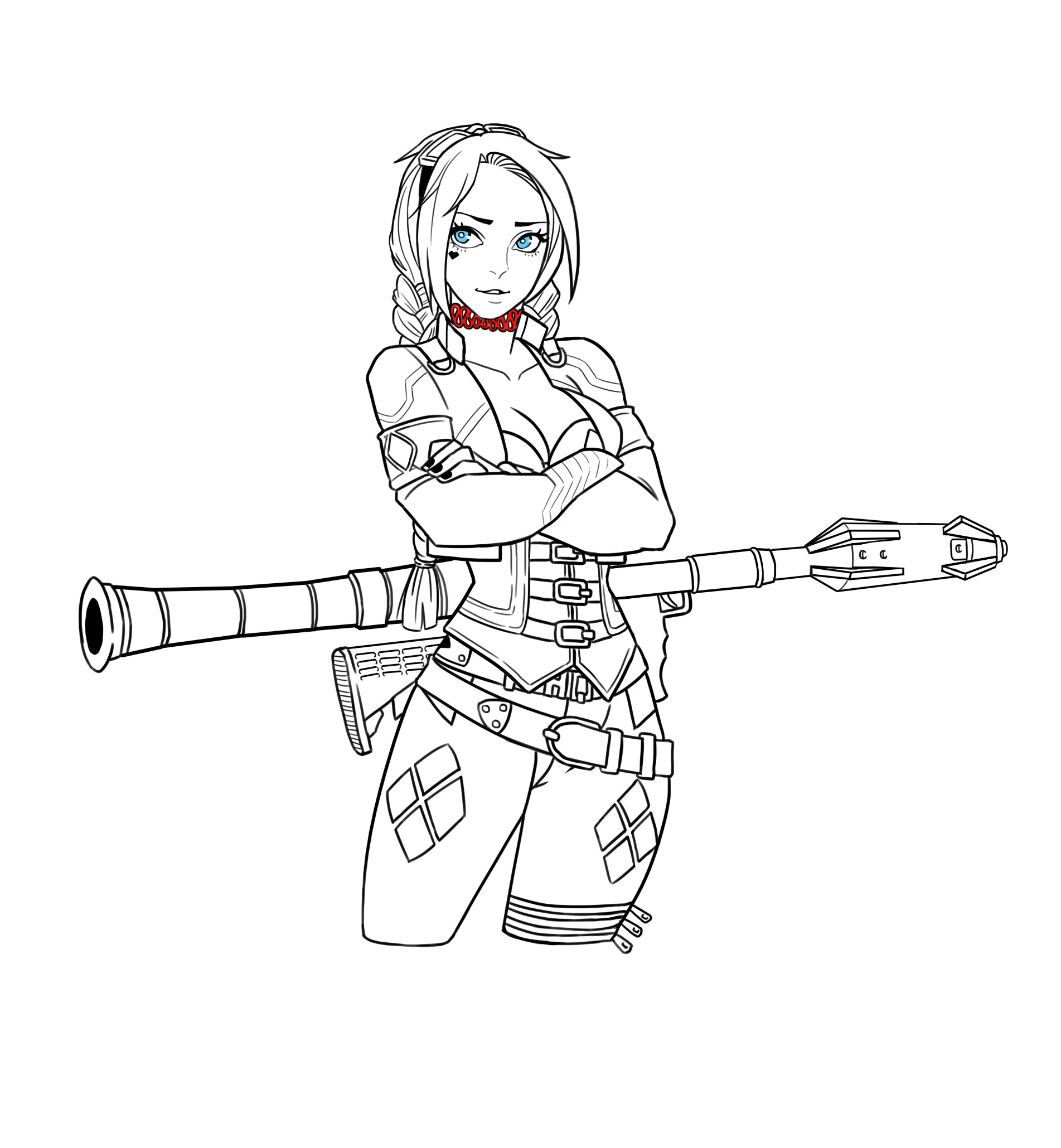 suicide squad coloring pages