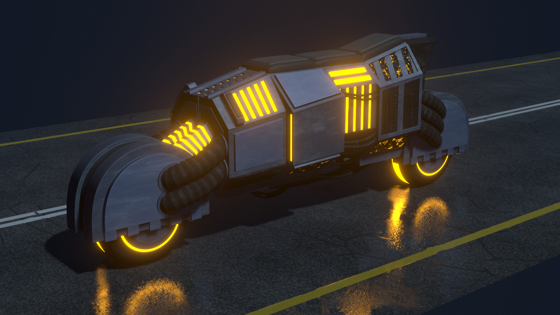 ArtStation - Sci-Fi Motorcycle