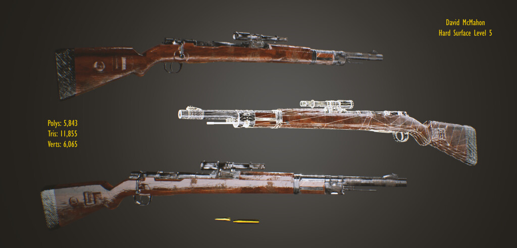 ArtStation - Kar98K 3D Model
