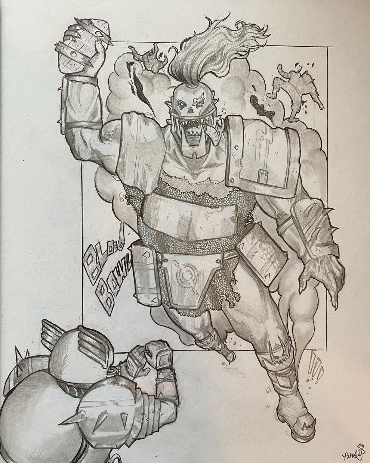 ArtStation - Blood bowl ( Christmas gift)