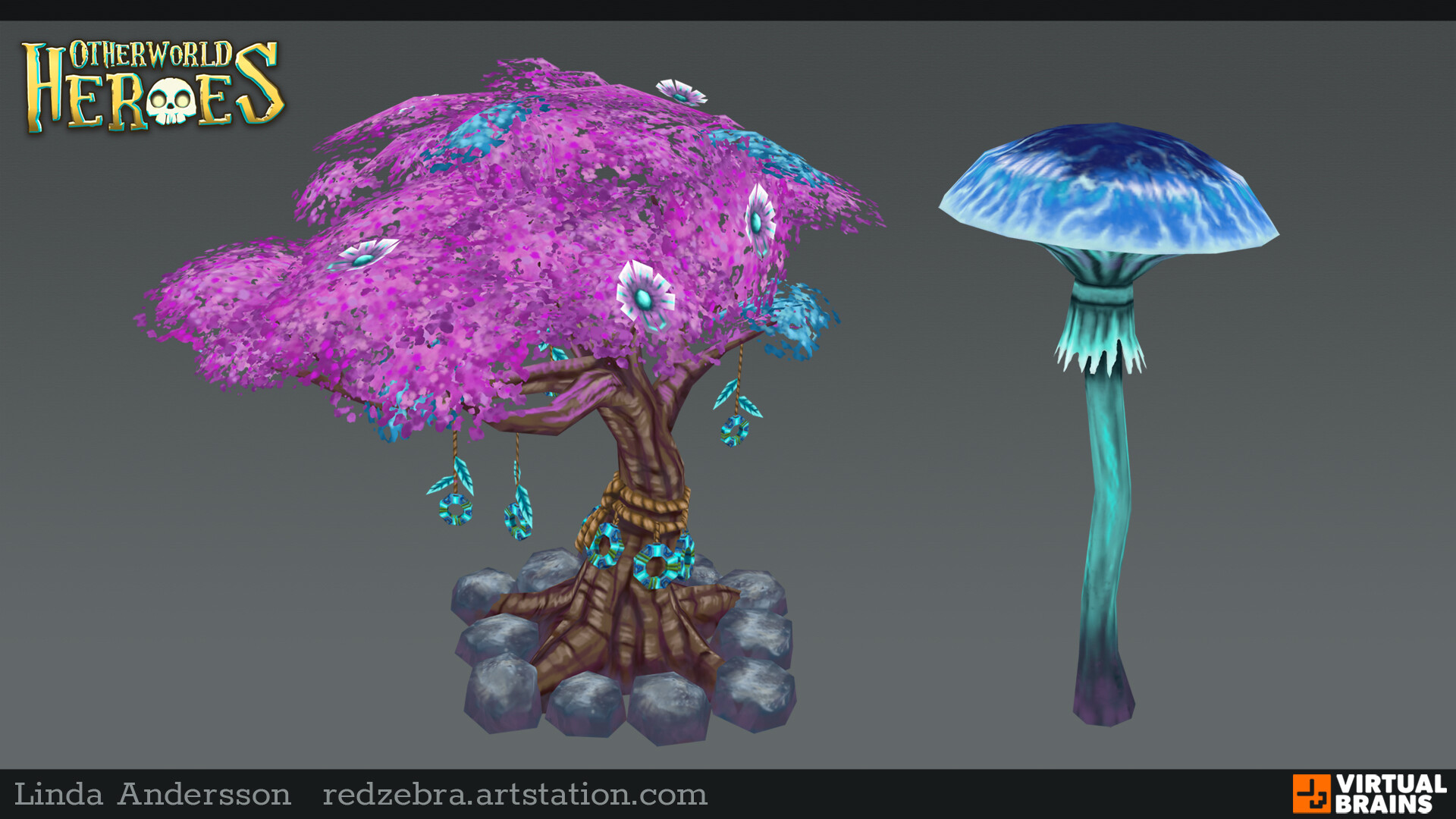 Linda Andersson - Otherworld Heroes Game Art