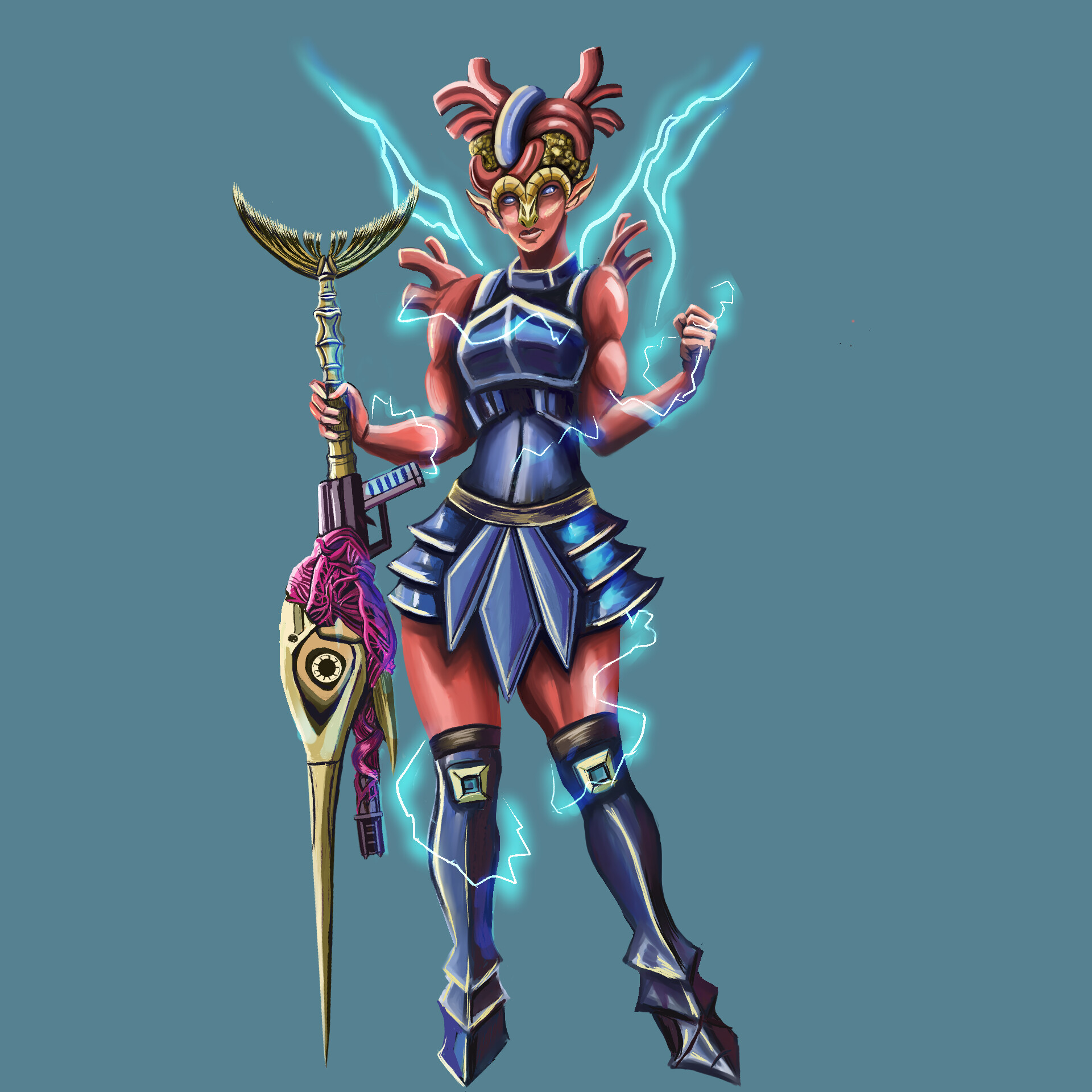 ArtStation - Cardina- the Heart Queen Warrior