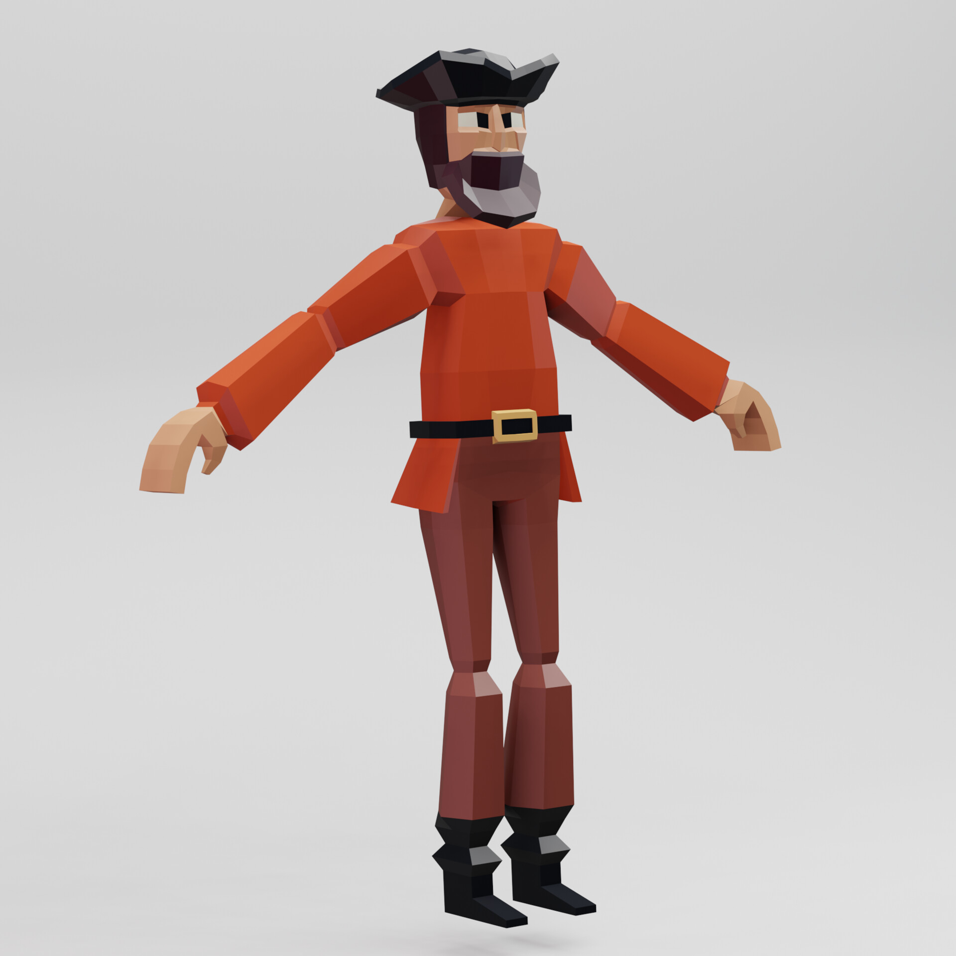 ArtStation - Pirate low poly Modeling