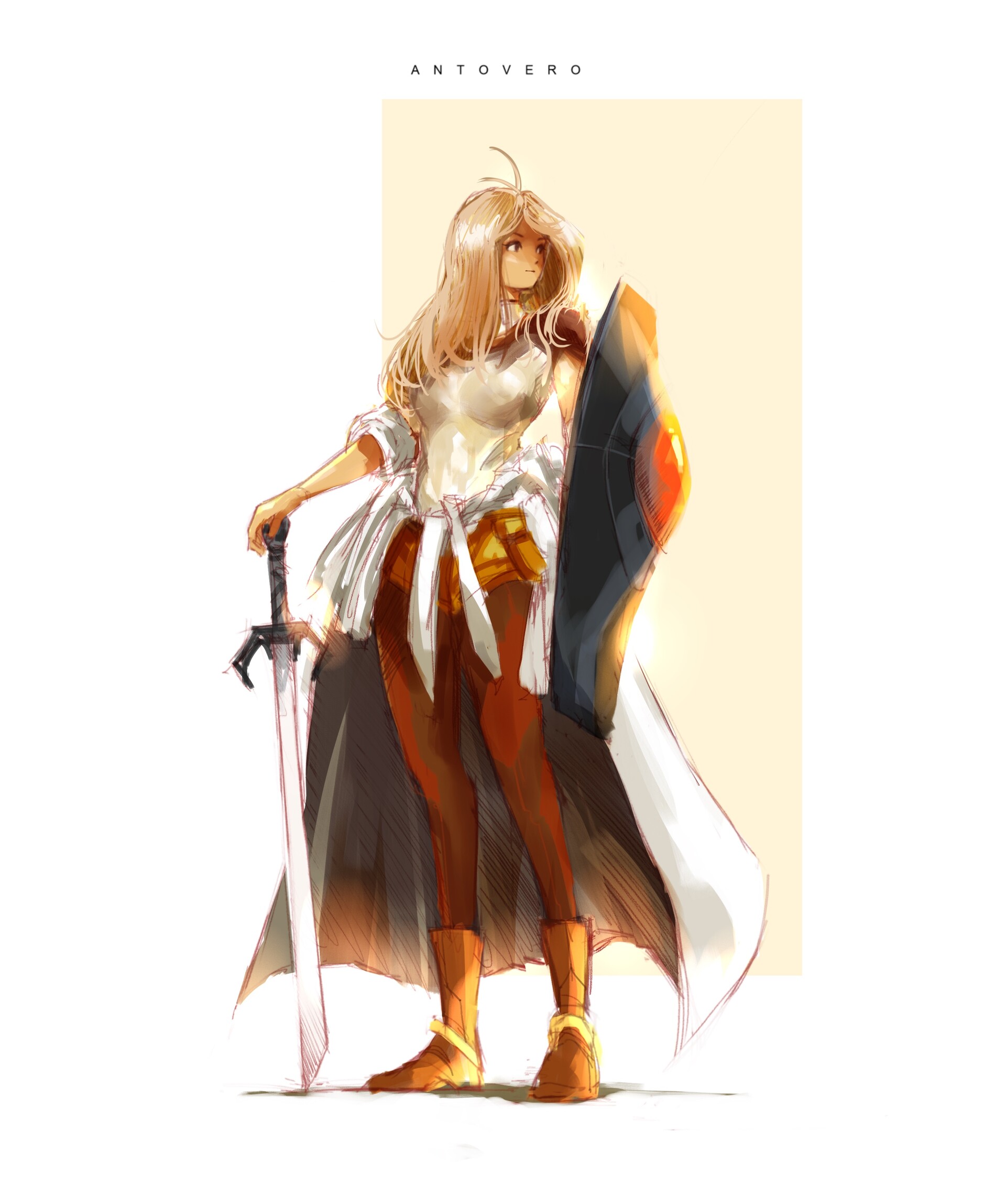 ArtStation - Female Knight