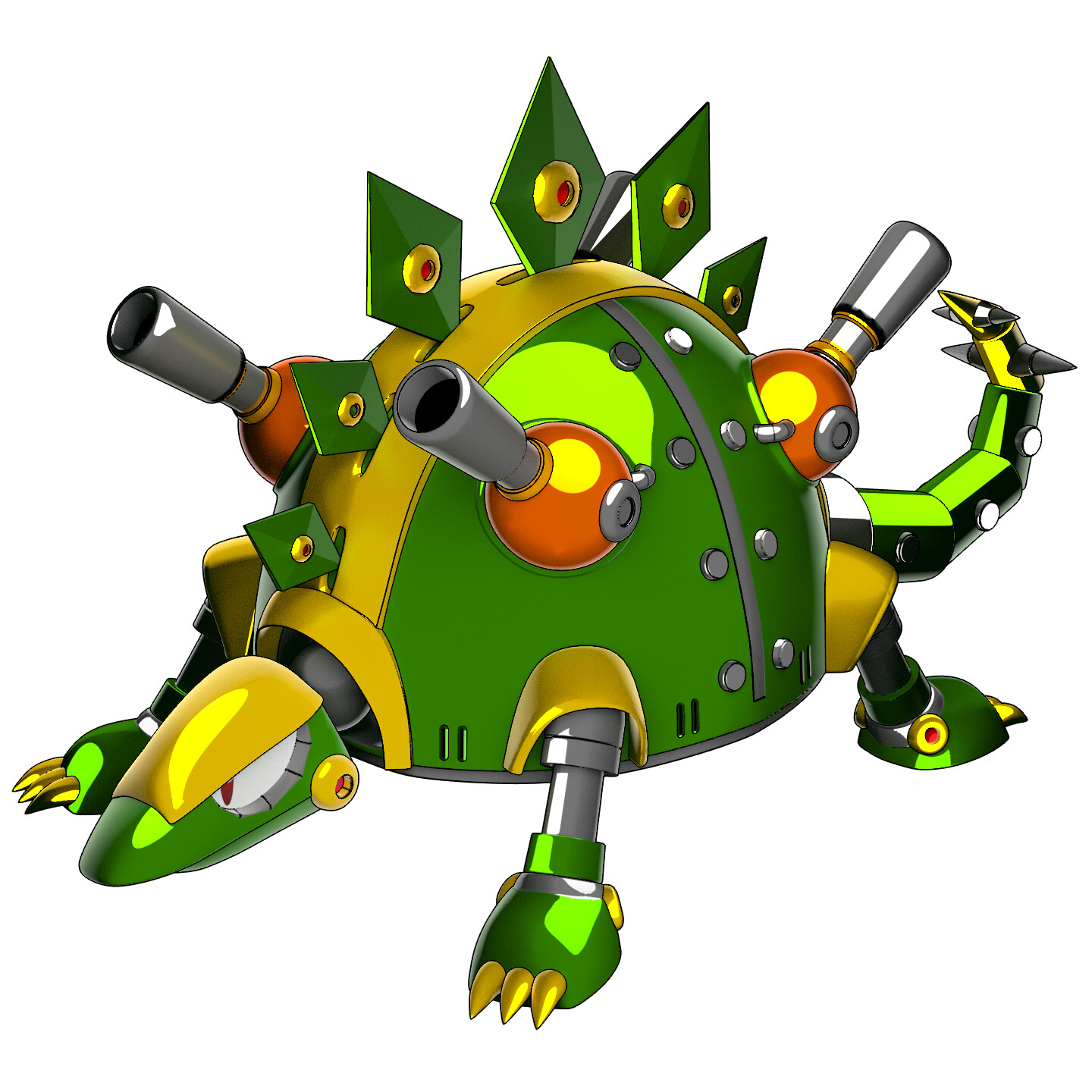 Caelum Beckinsale - Mega Man 7 - Robot Dinosaurs (King Gojulus and ...