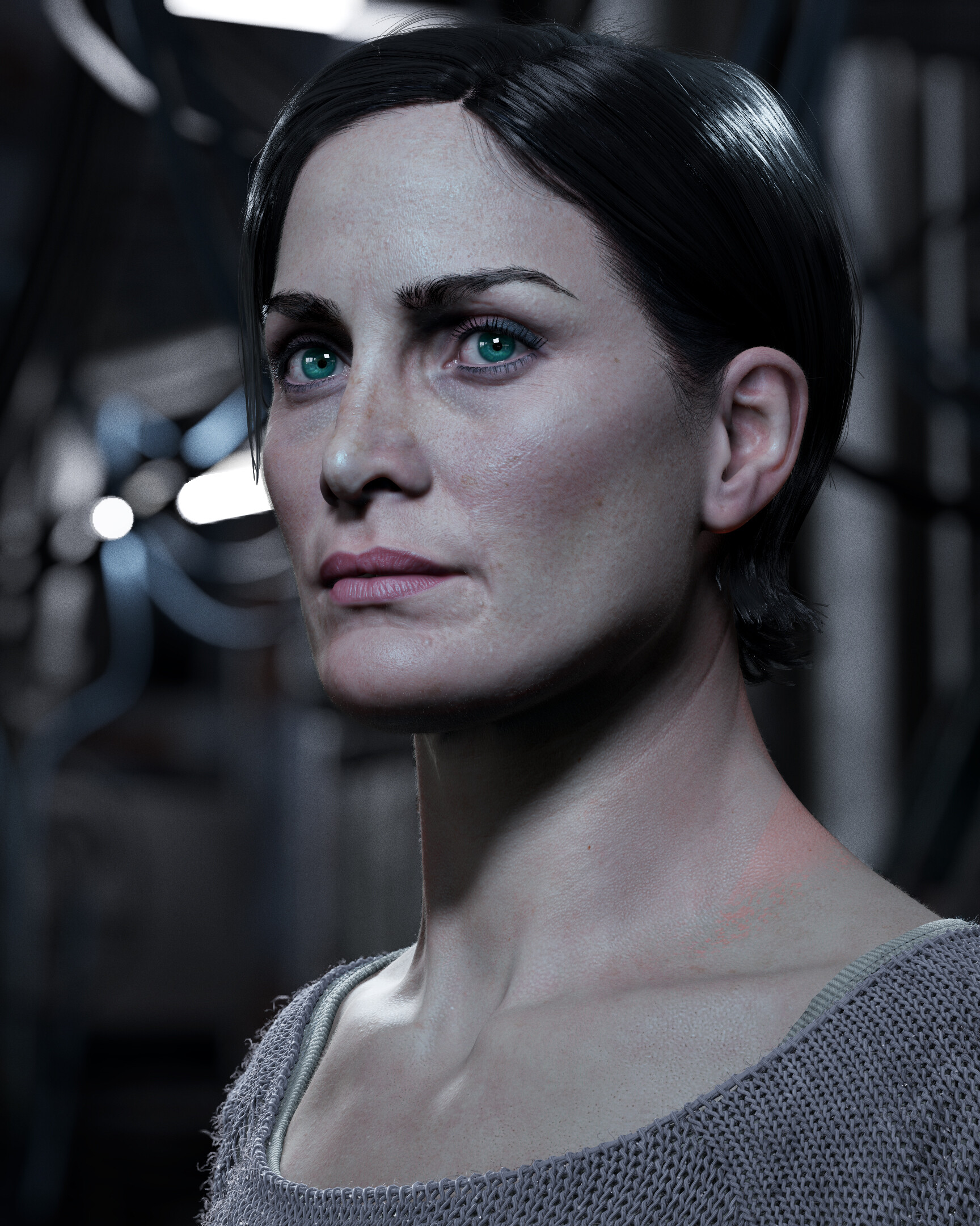 Trinity (Carrie-Anne Moss) — The Matrix by Marcin Blaszczak — ProUser.Me