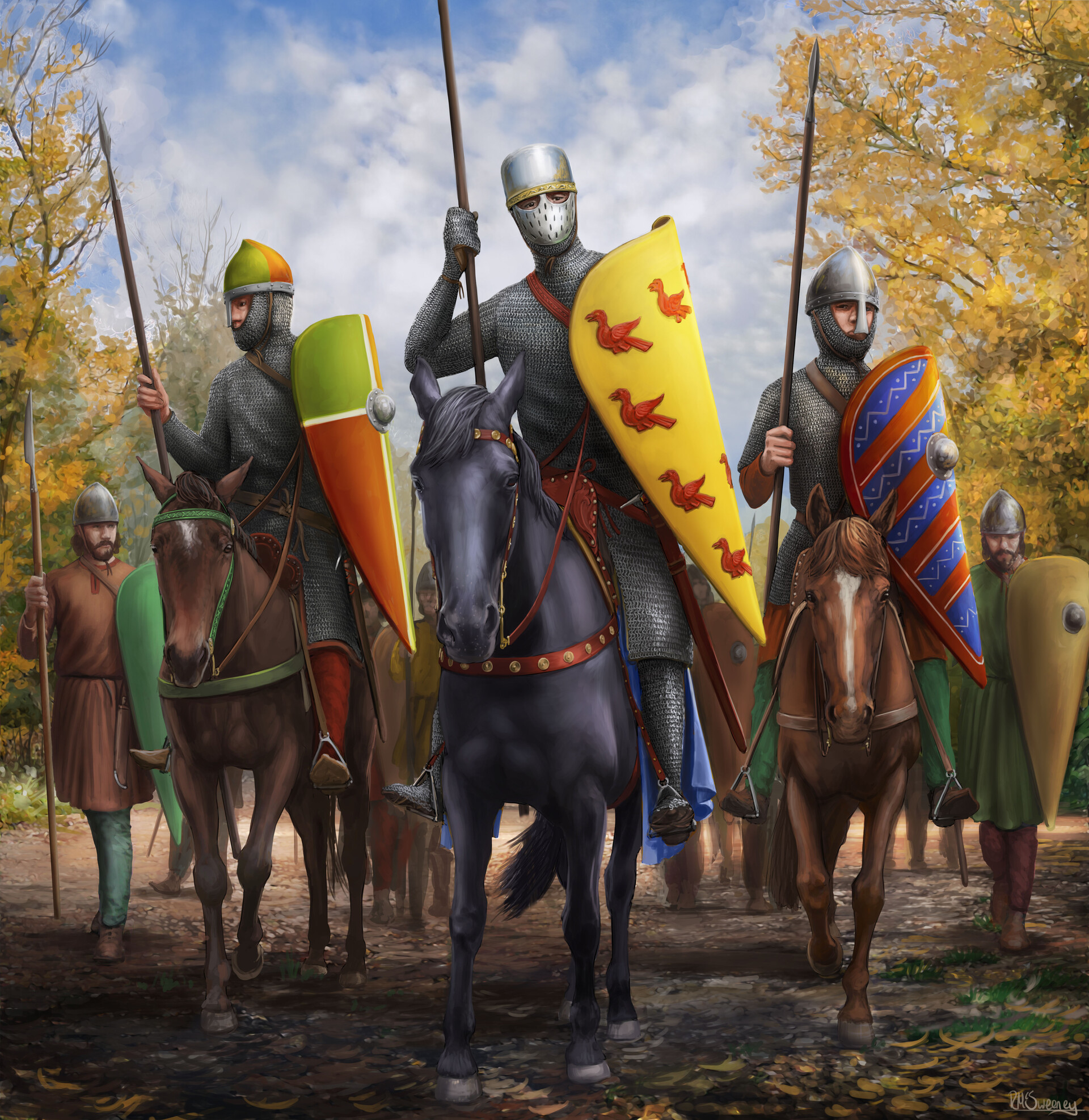ArtStation - Guillaume I de Mello (dated 1185)