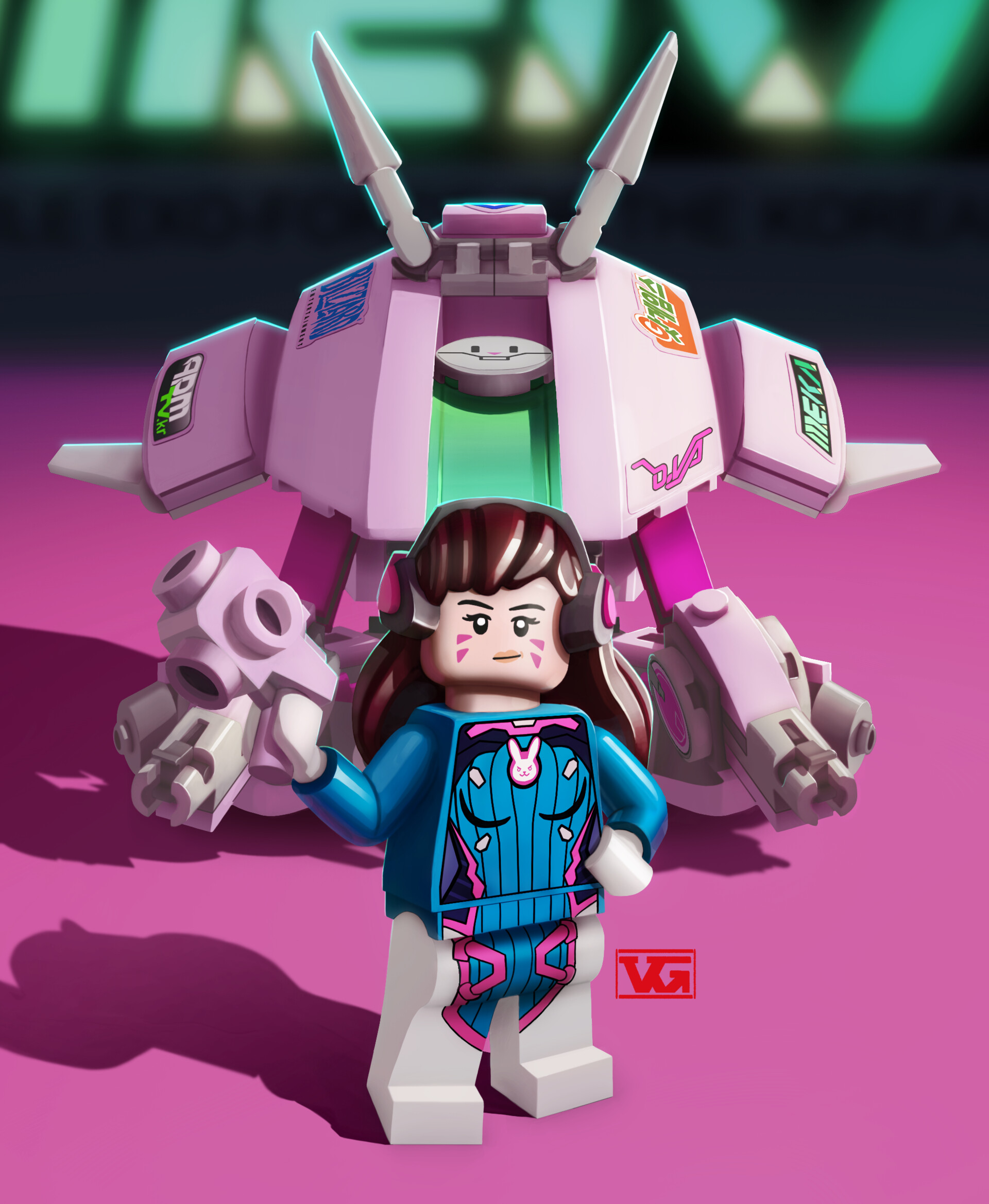 ArtStation - D.Va and Tokki