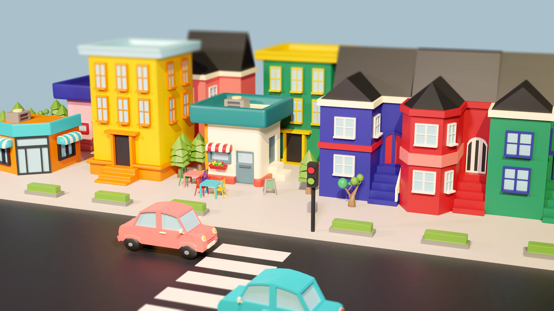 ArtStation - 3D Tiny City