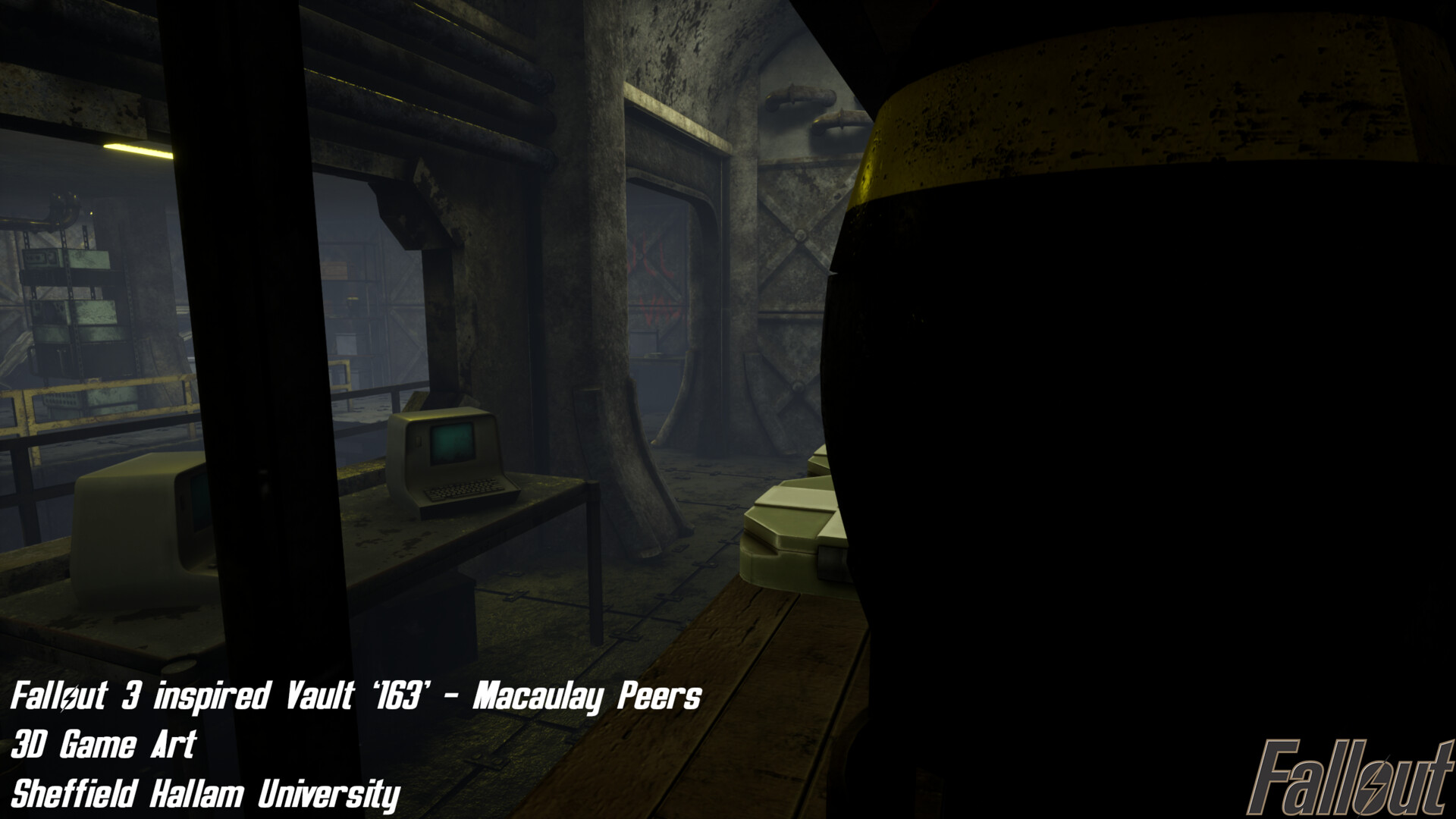 ArtStation - Vault 163. An inspired Vault built within UE4