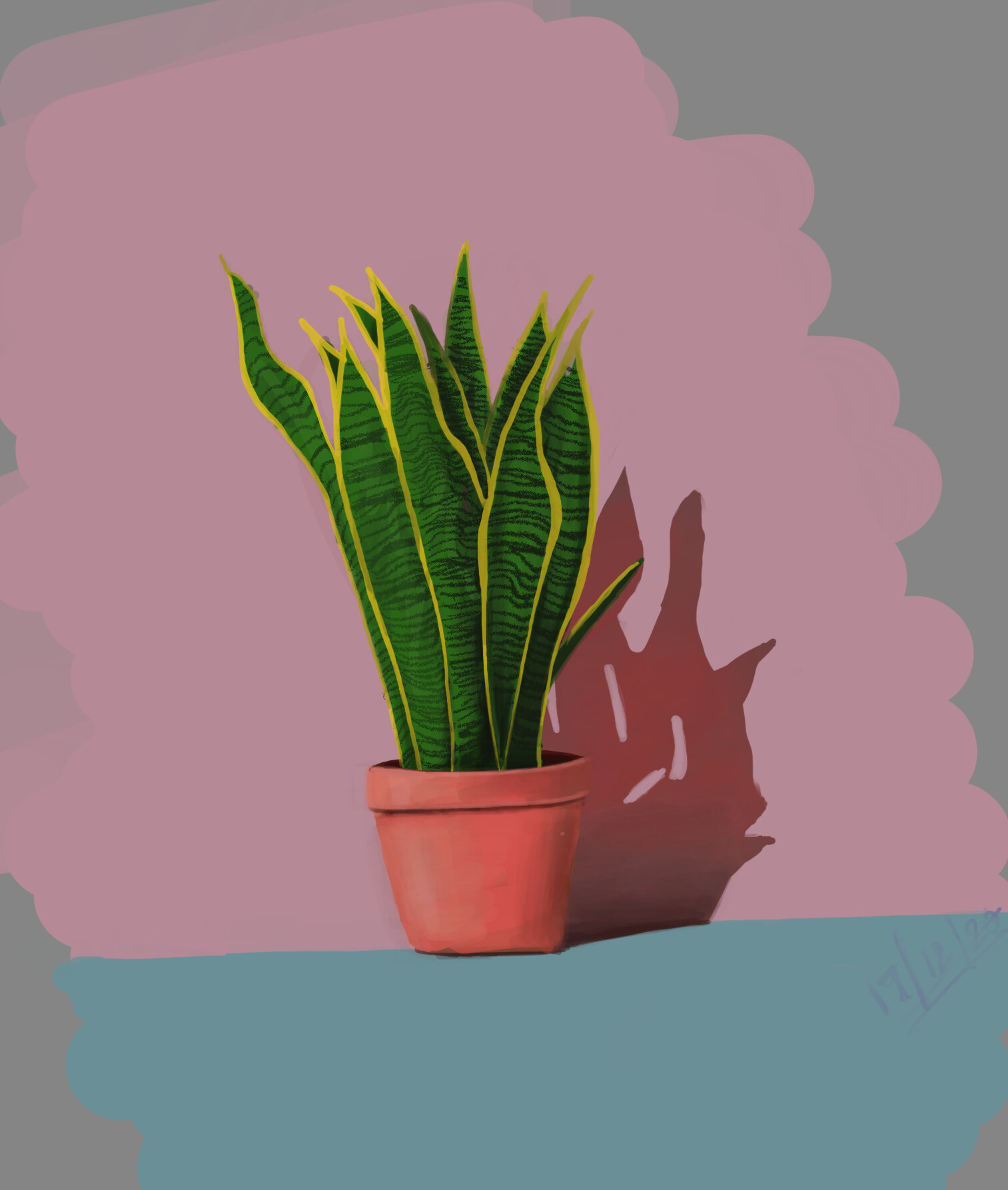 ArtStation - snake plant study