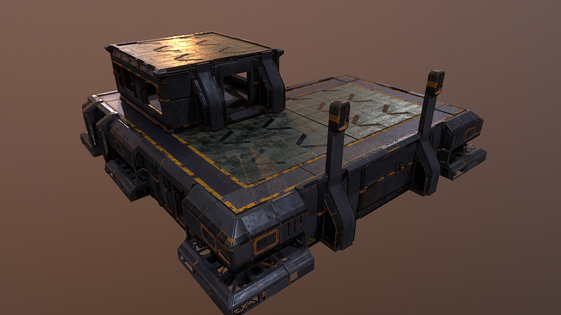 ArtStation - Sci-Fi Military Base