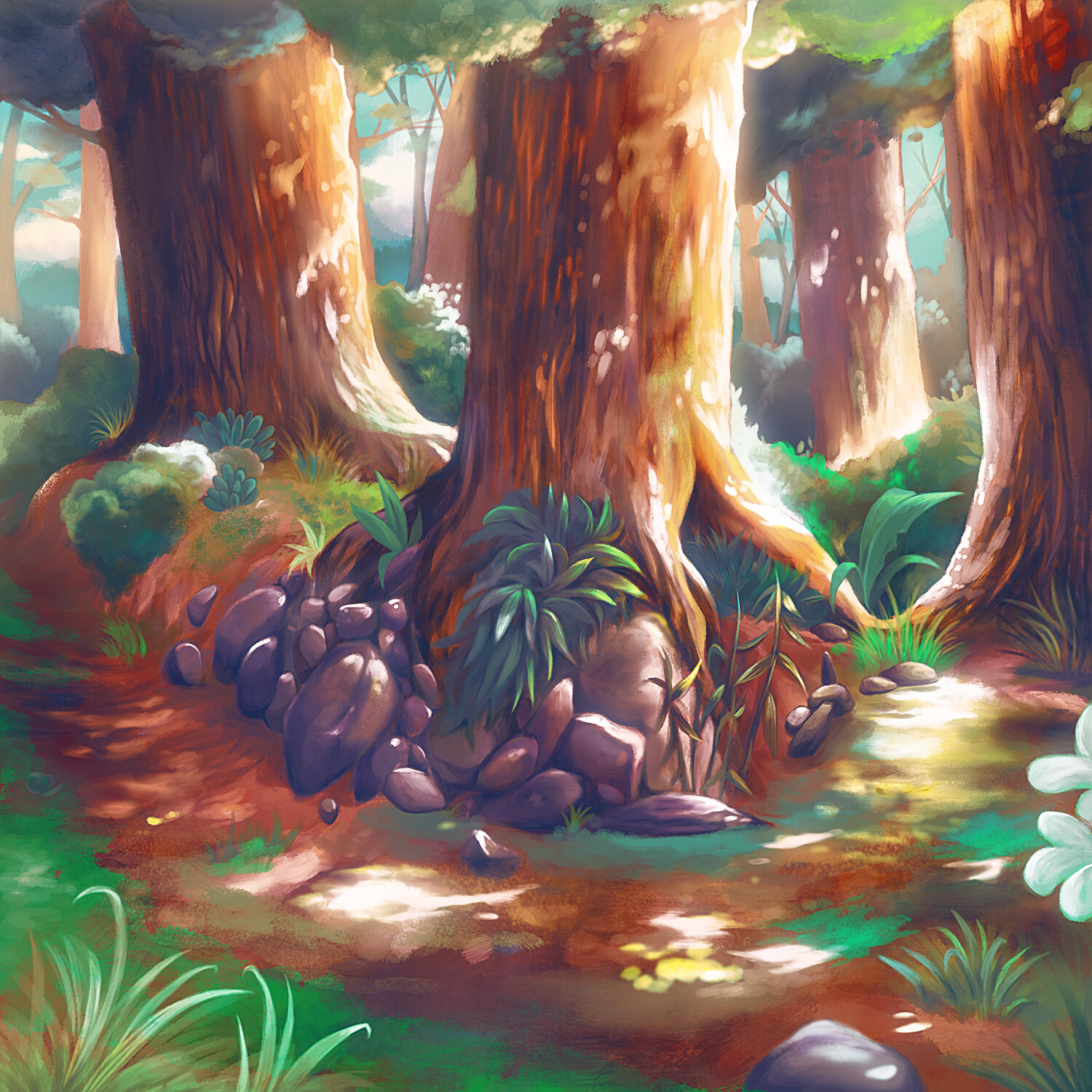 ArtStation - Forest brush Test