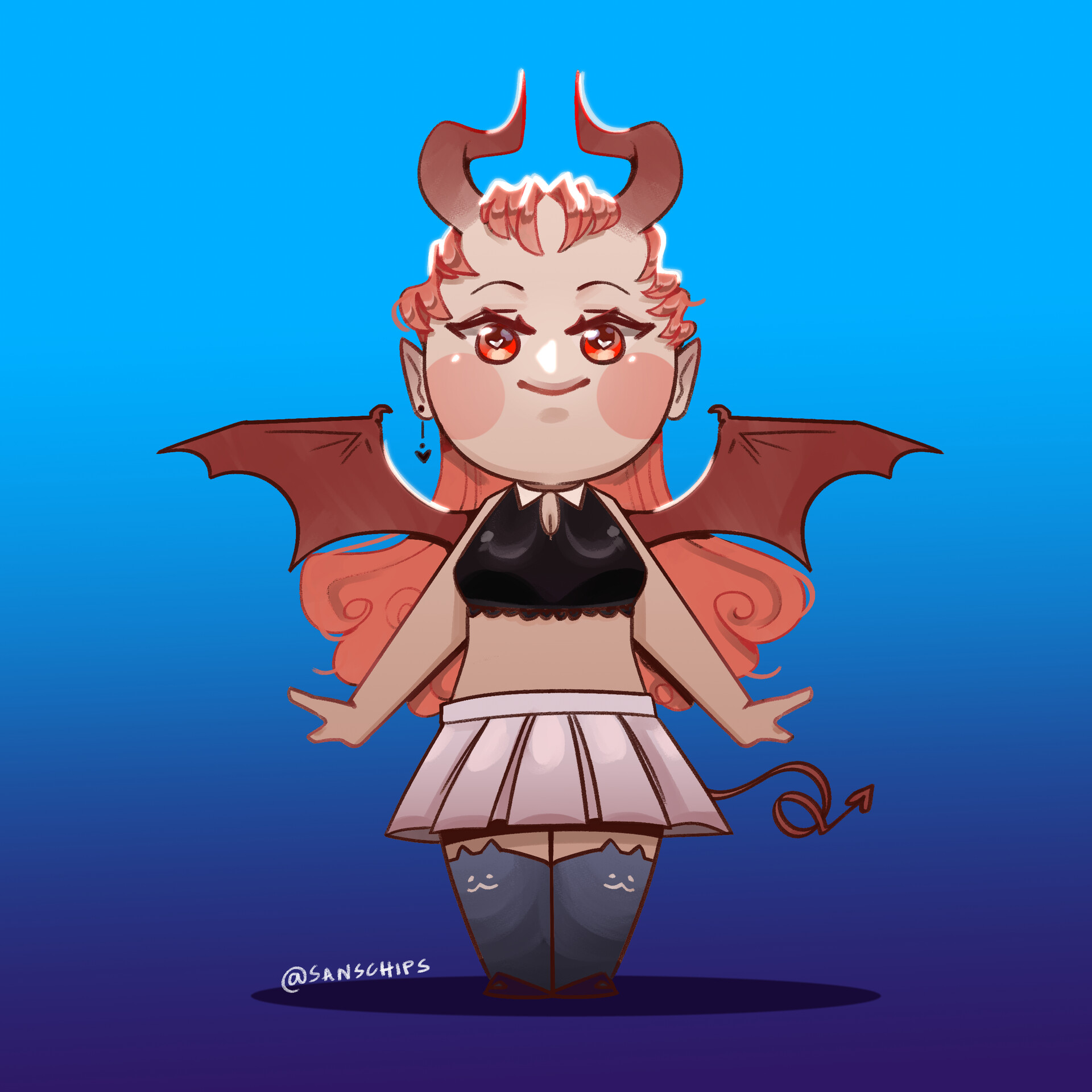 ArtStation - Chibi Succubus