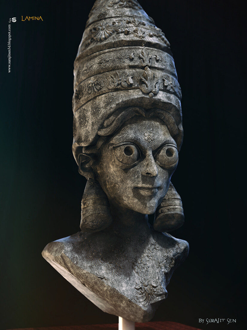 ArtStation - Lamina - Digital Sculpture by Surajit Sen