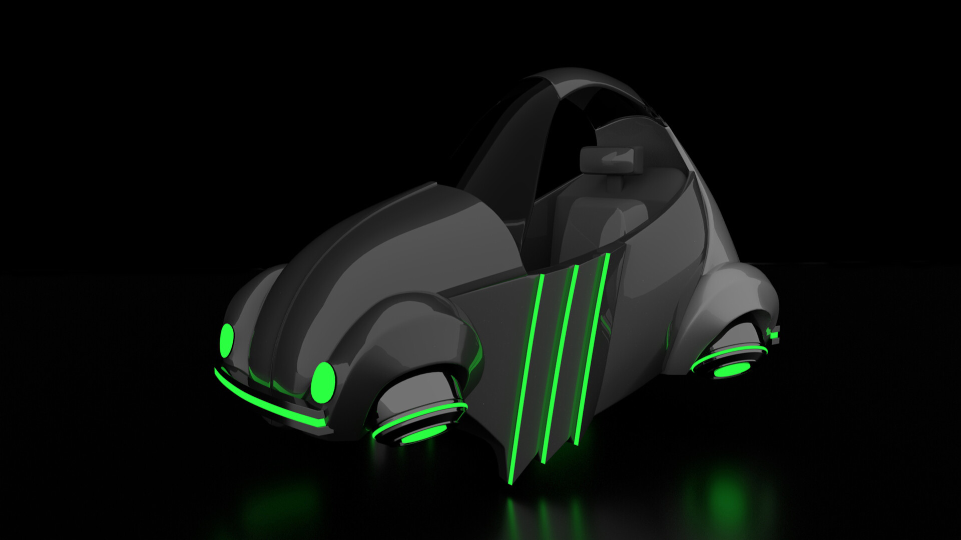 ArtStation - Futuristic Volkswagen Beetle