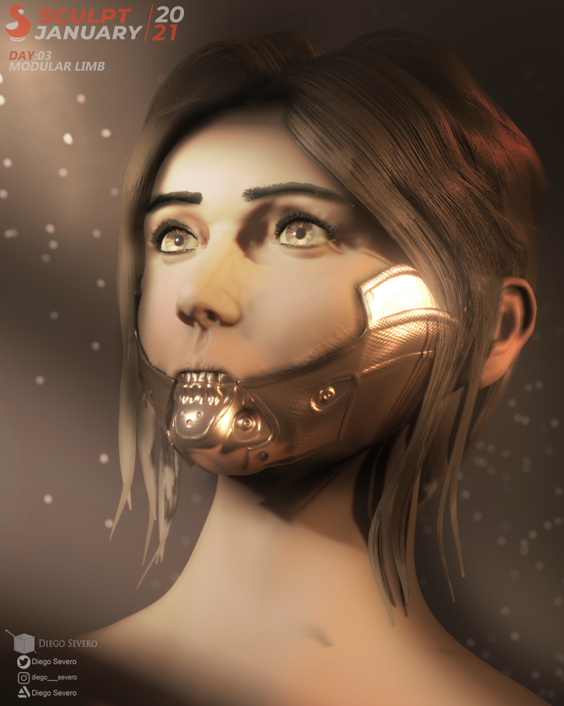 ArtStation - Day3: Modular limb