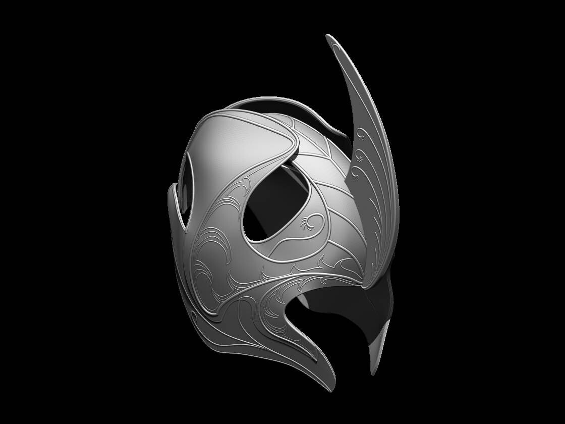 ArtStation - LOTR elf helmets and shield