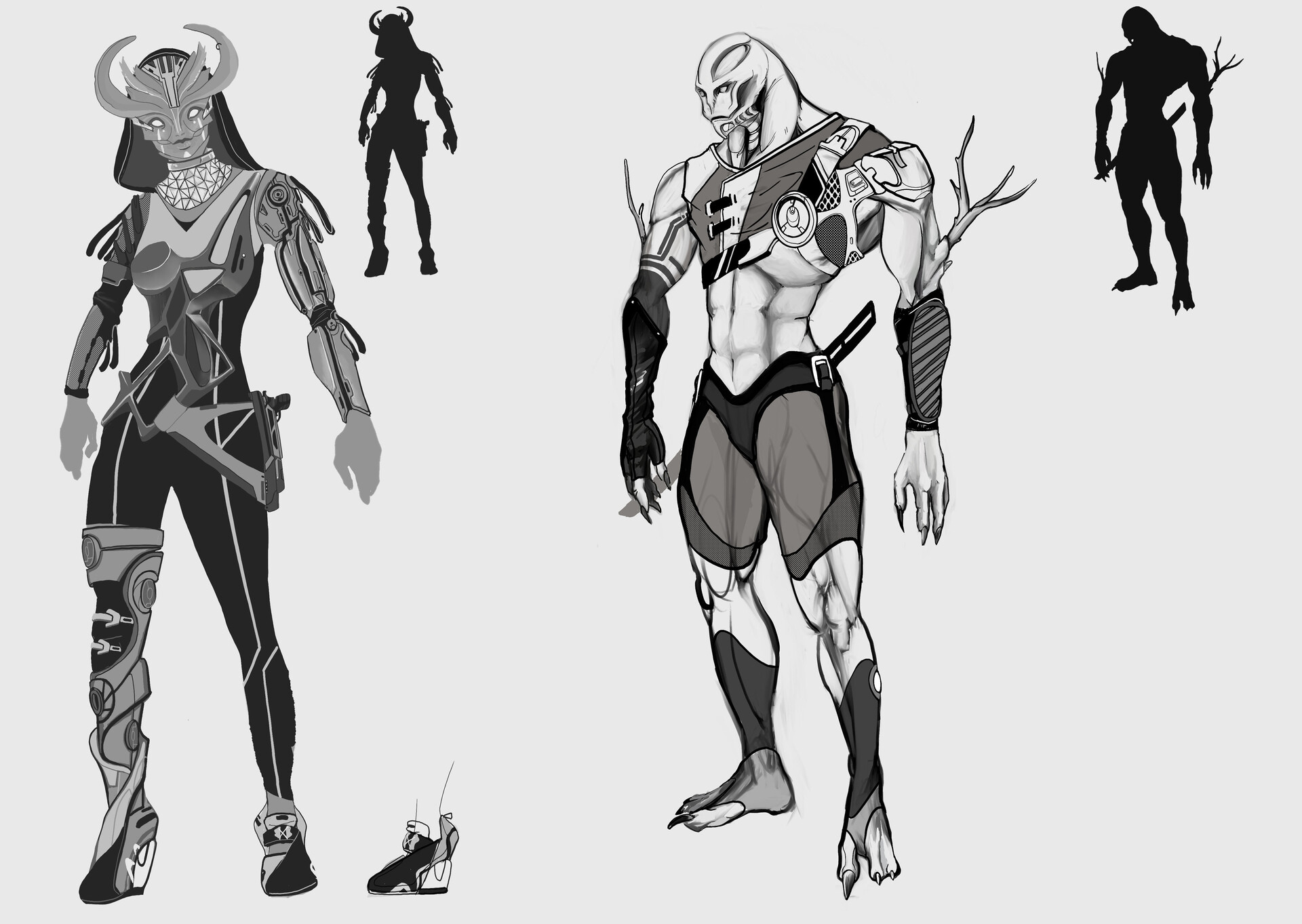 Alien Female Warrior