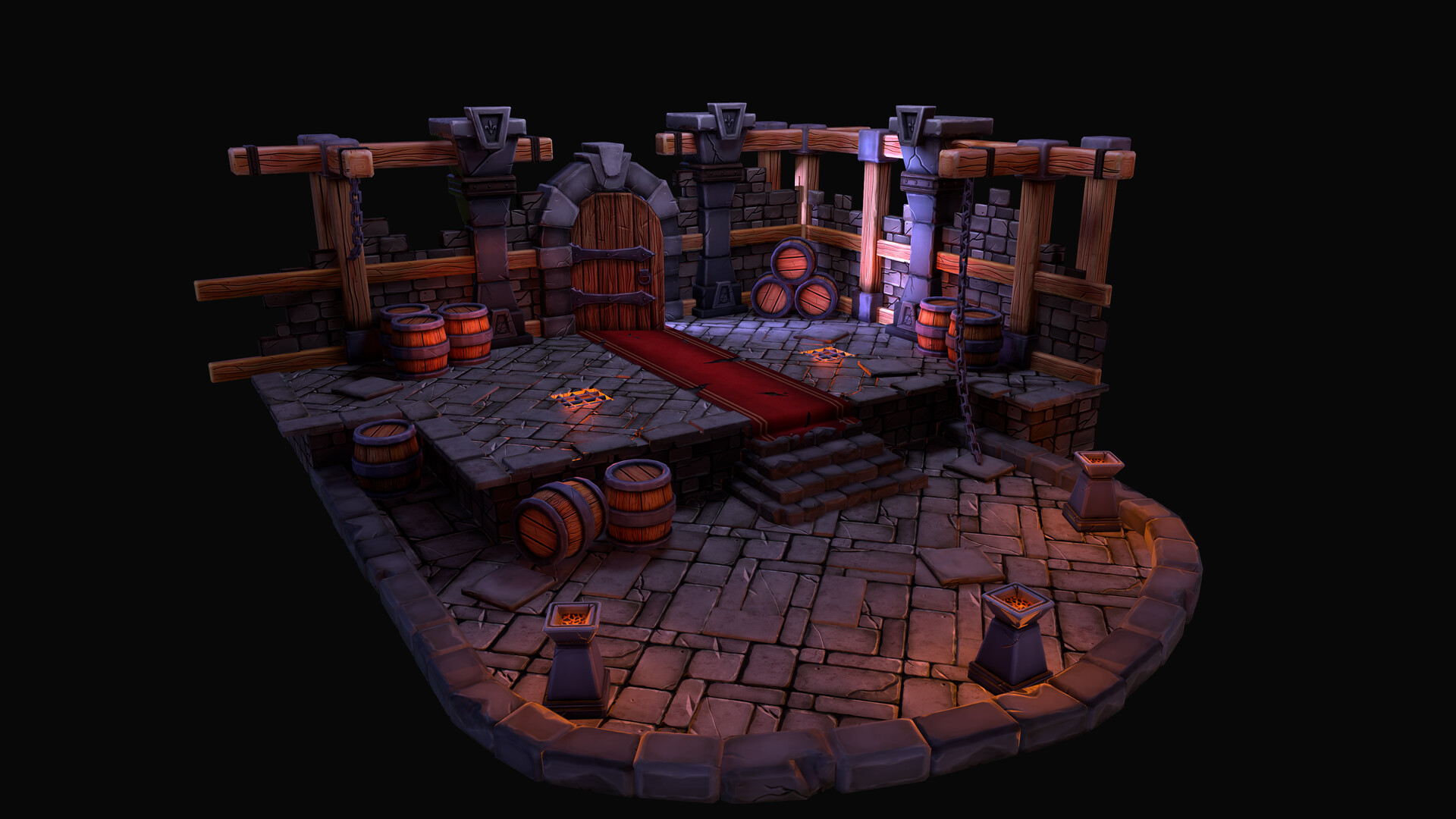 ArtStation - Stylized Dungeon