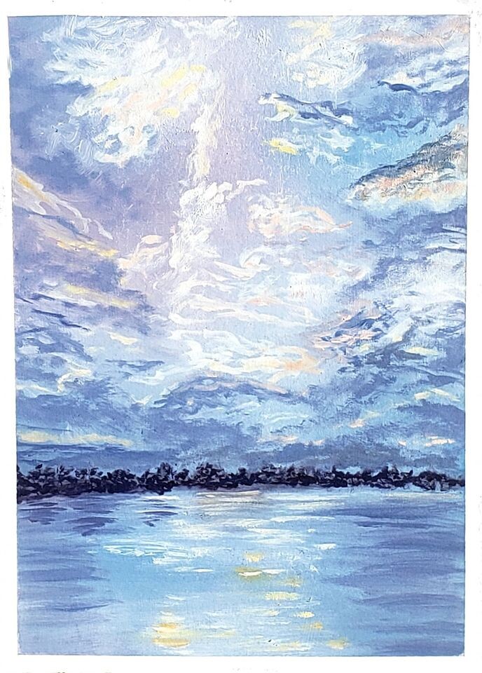 ArtStation - Cloudy Landscape