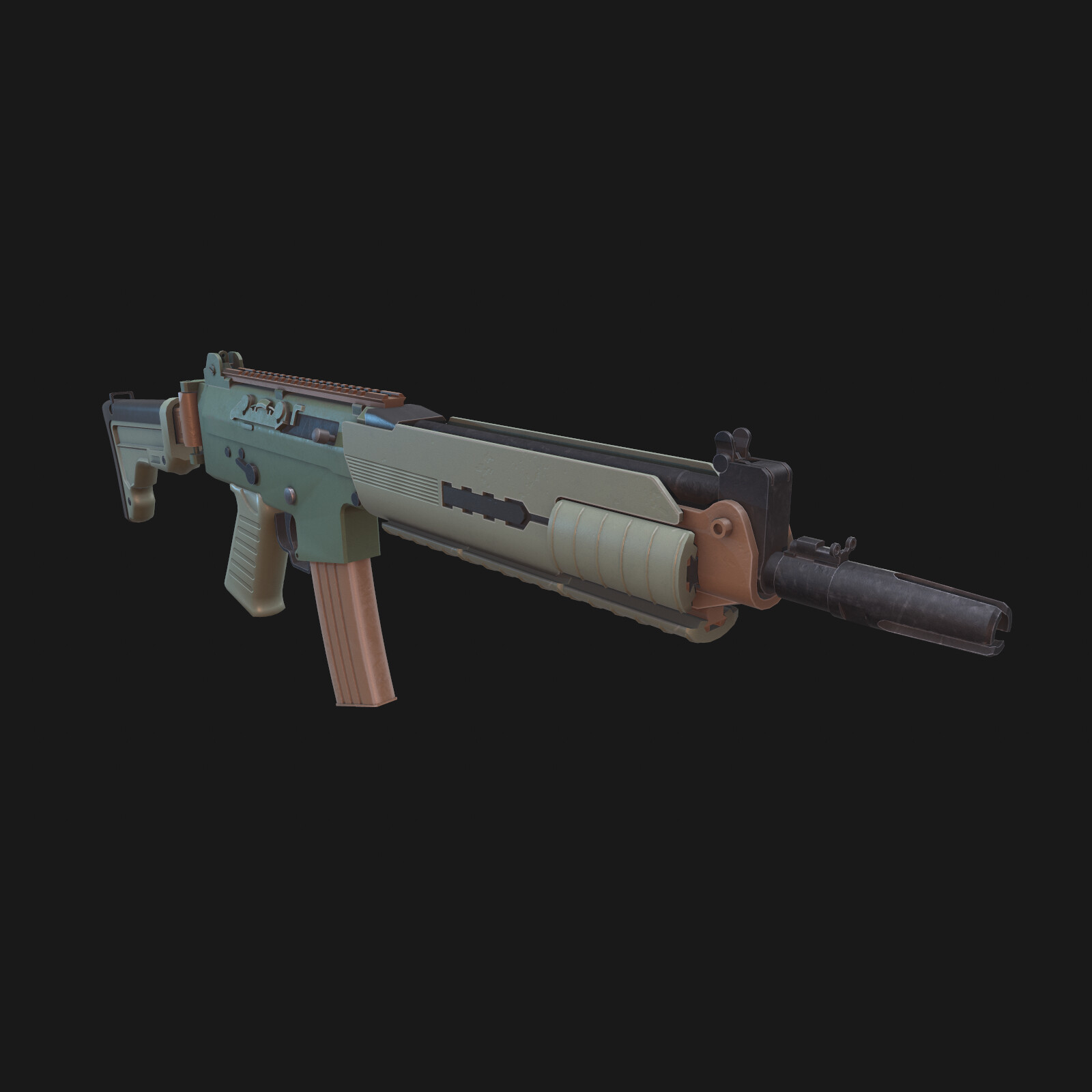 ArtStation - Bofors AK5 - FPS Game-ready gun