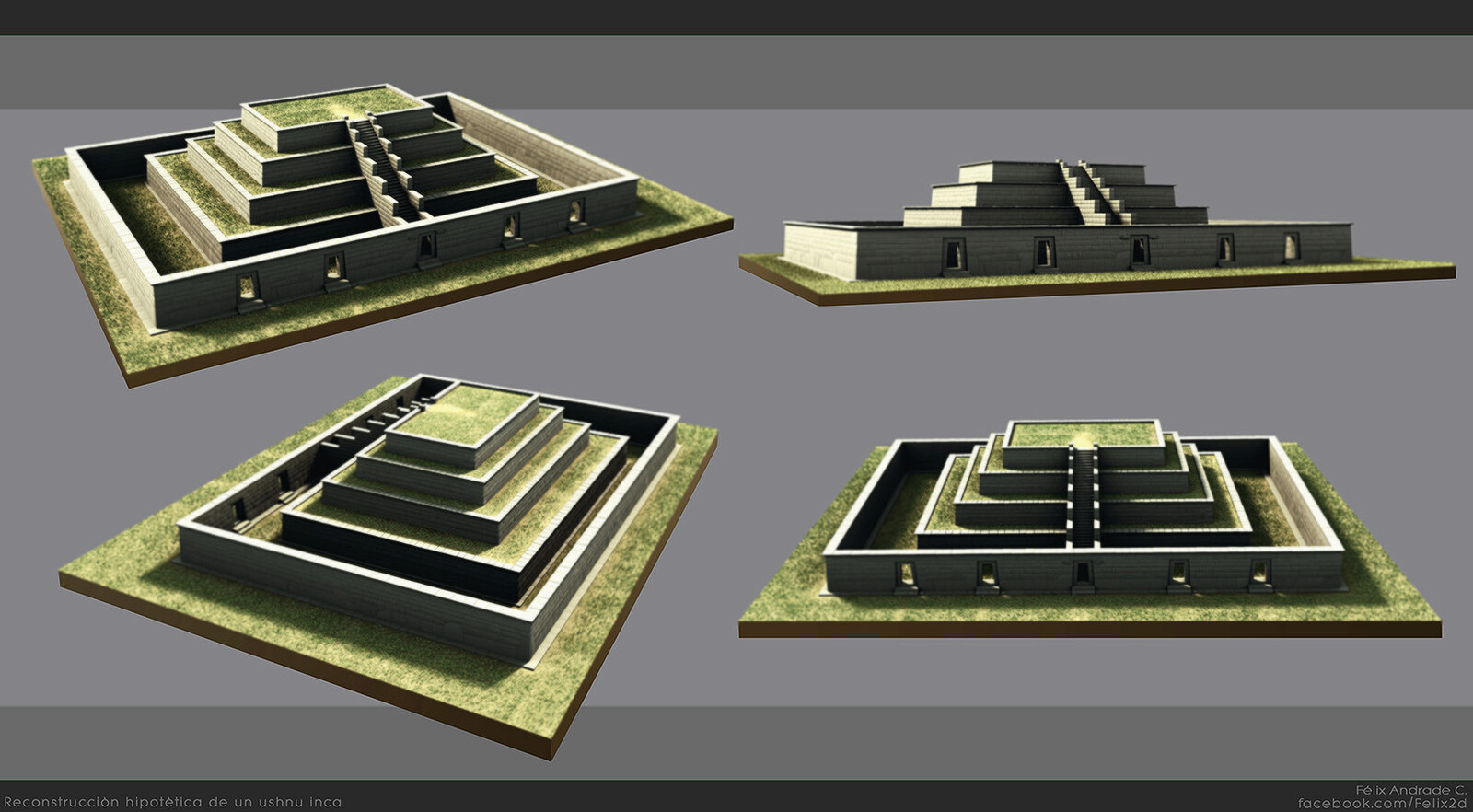 Félix Andrade - Ushnu - Inca pyramid