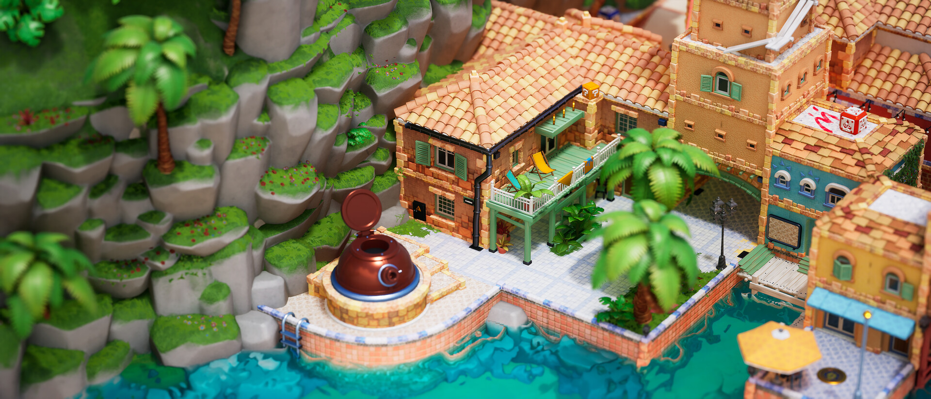 Super Mario Sunshine Delfino Plaza Map