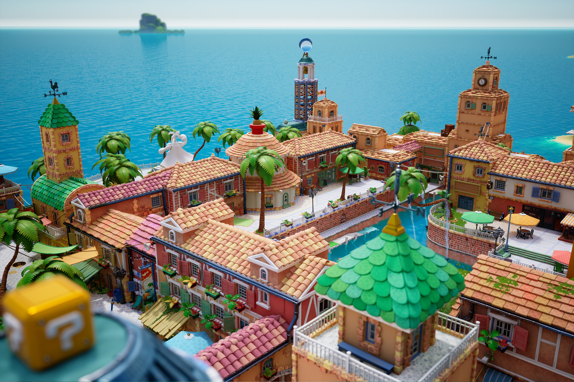 Super Mario Sunshine Delfino Plaza Map